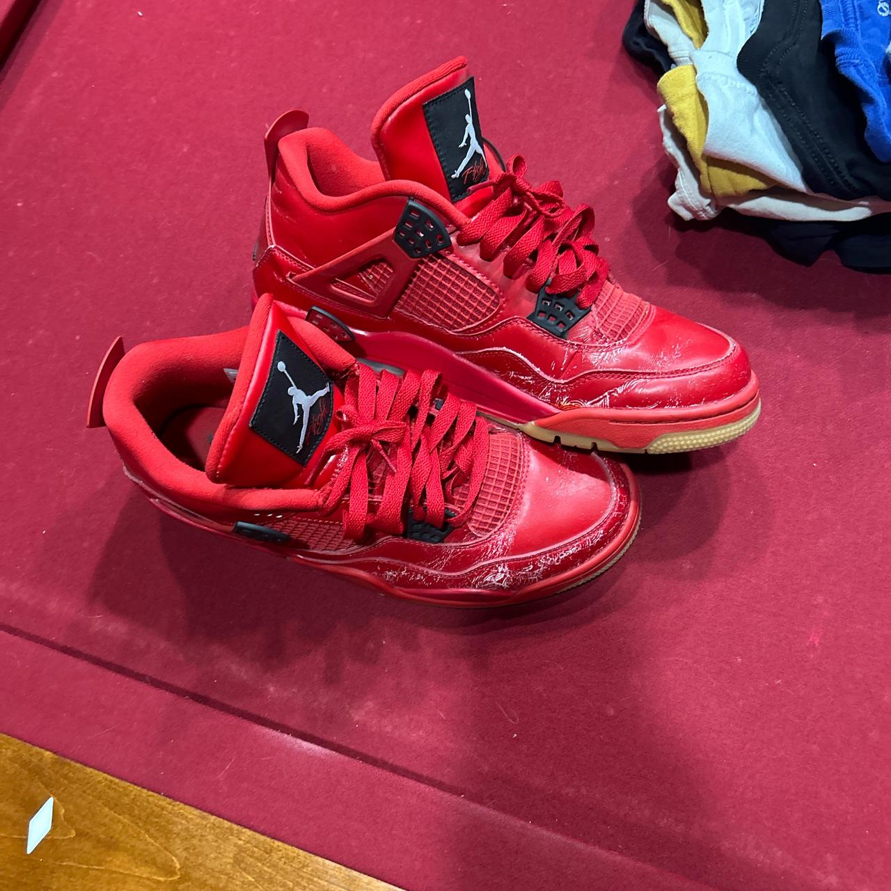 Jordan 4 Red No box Used - Depop