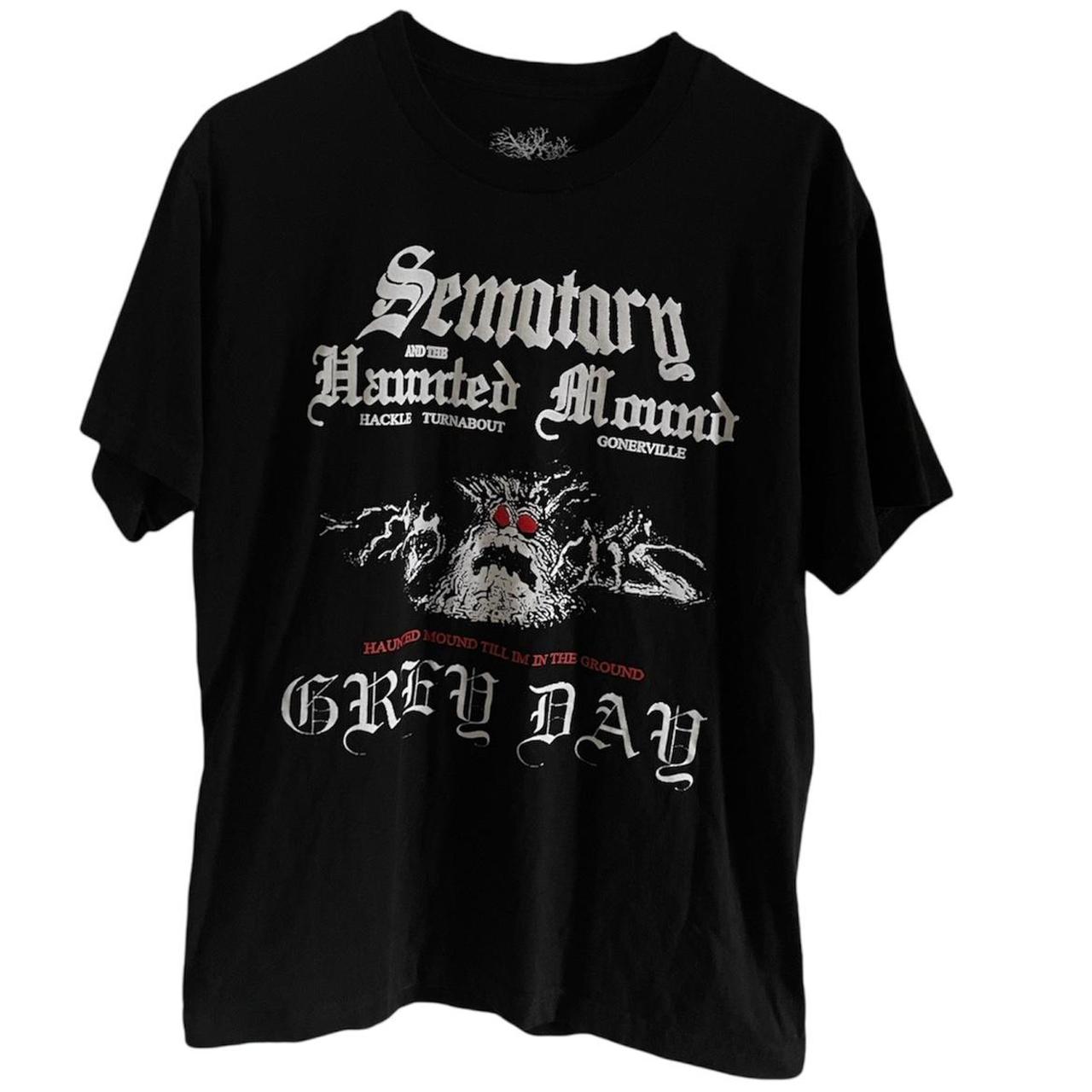 Sematary And The Haunted Mound Grey Day Tour Tee... | Depop