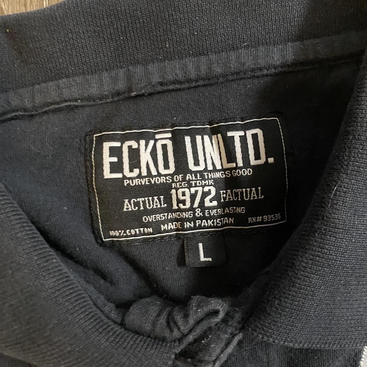 Ecko Unltd Skull Polo Size L In great condition Dm... - Depop