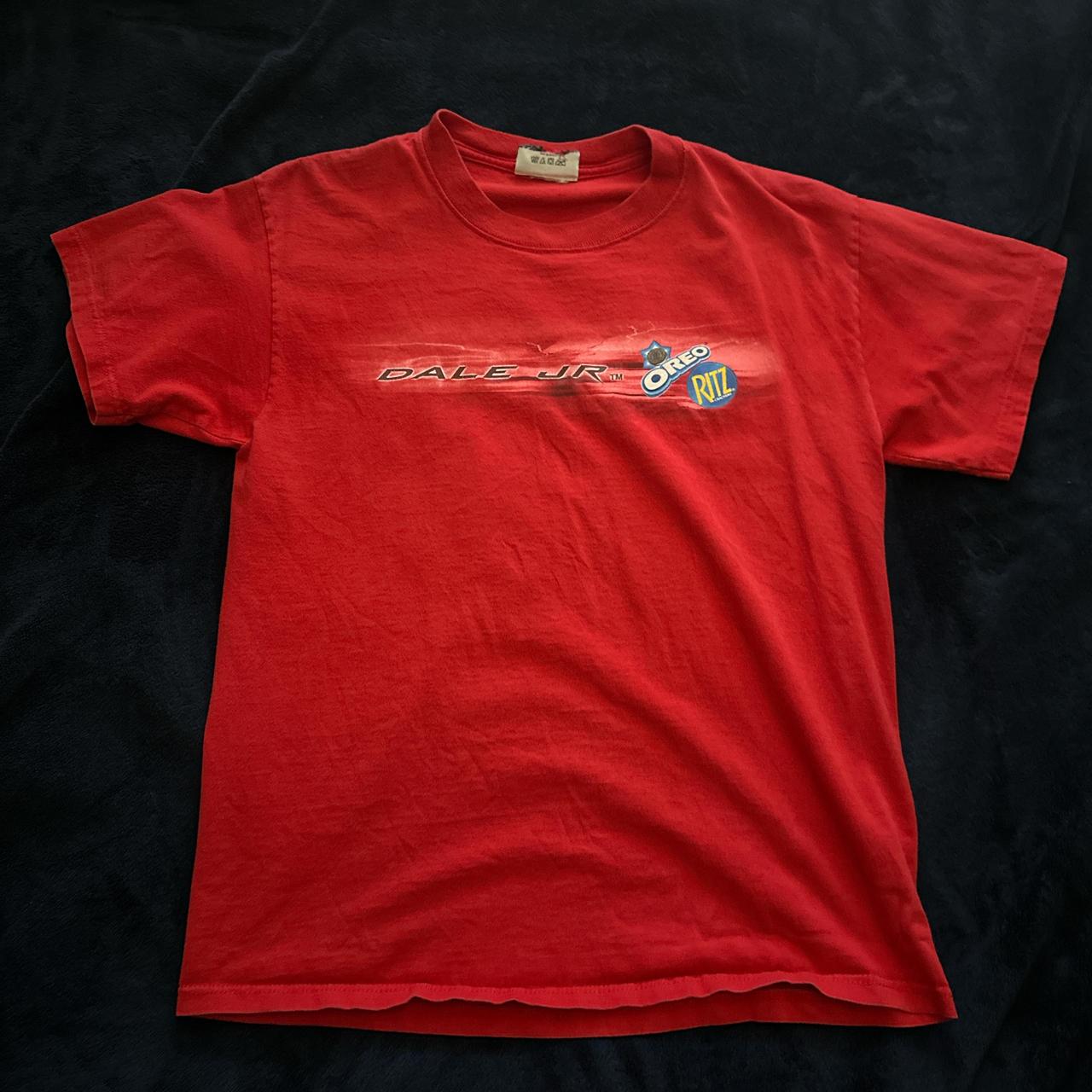 Rare vintage Oreo Ritz NASCAR red racing shirt size... - Depop