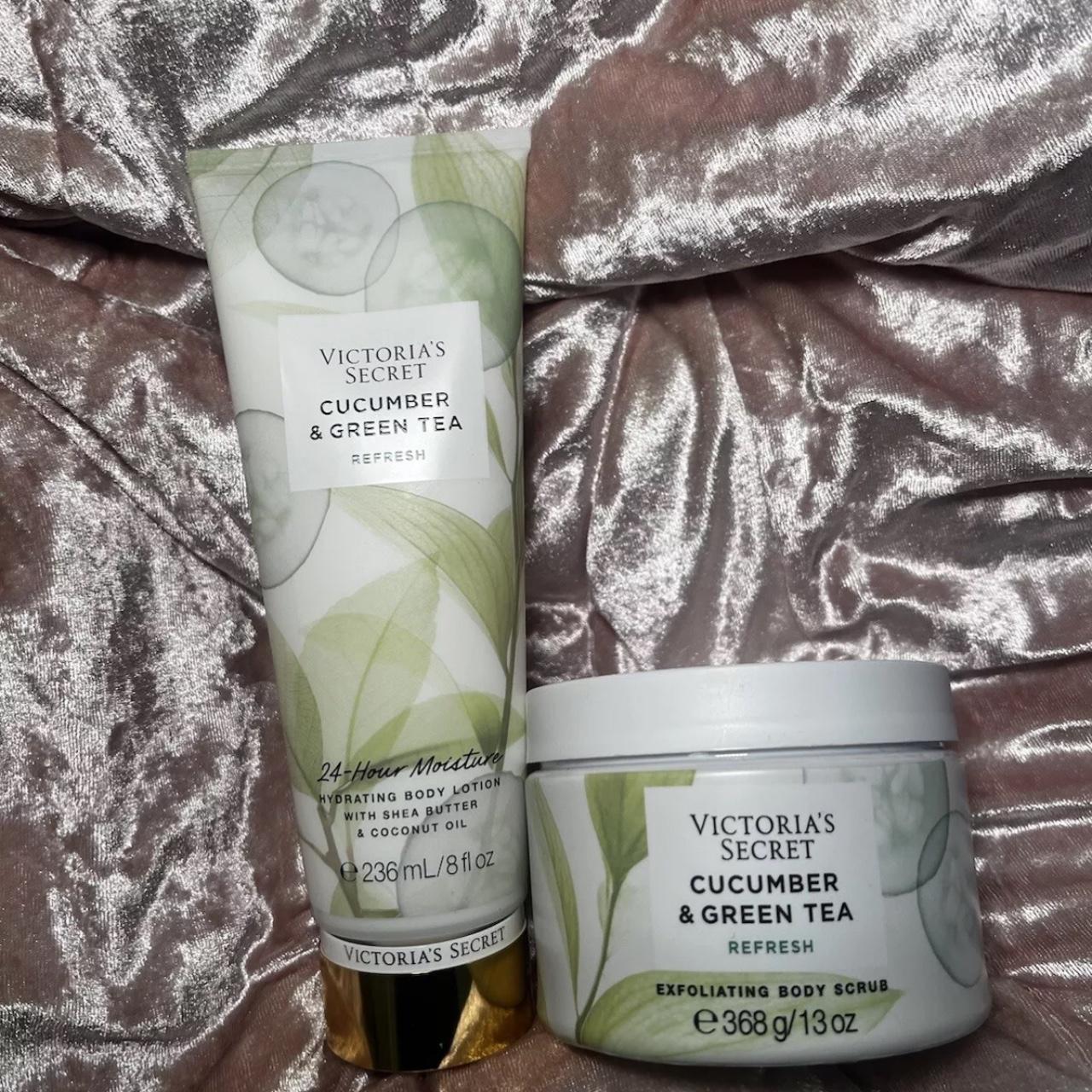 Victoria's Secret Secret body scrub and lotion set - Depop