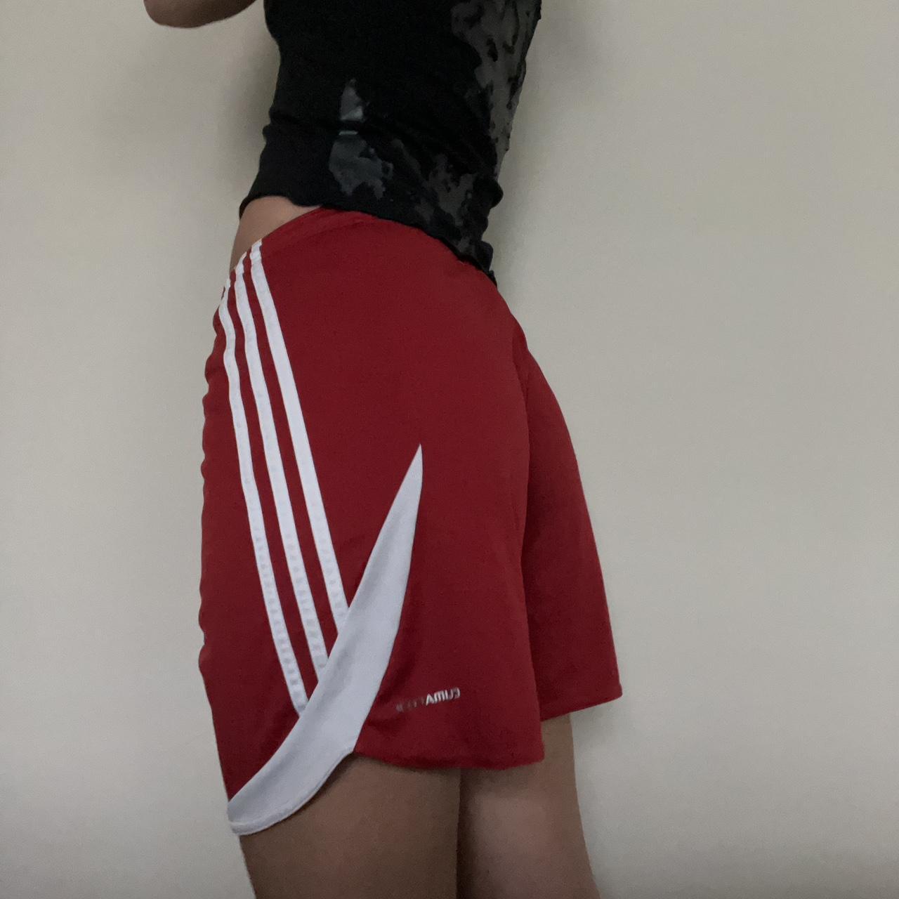 Adidas track shorts Red - Depop