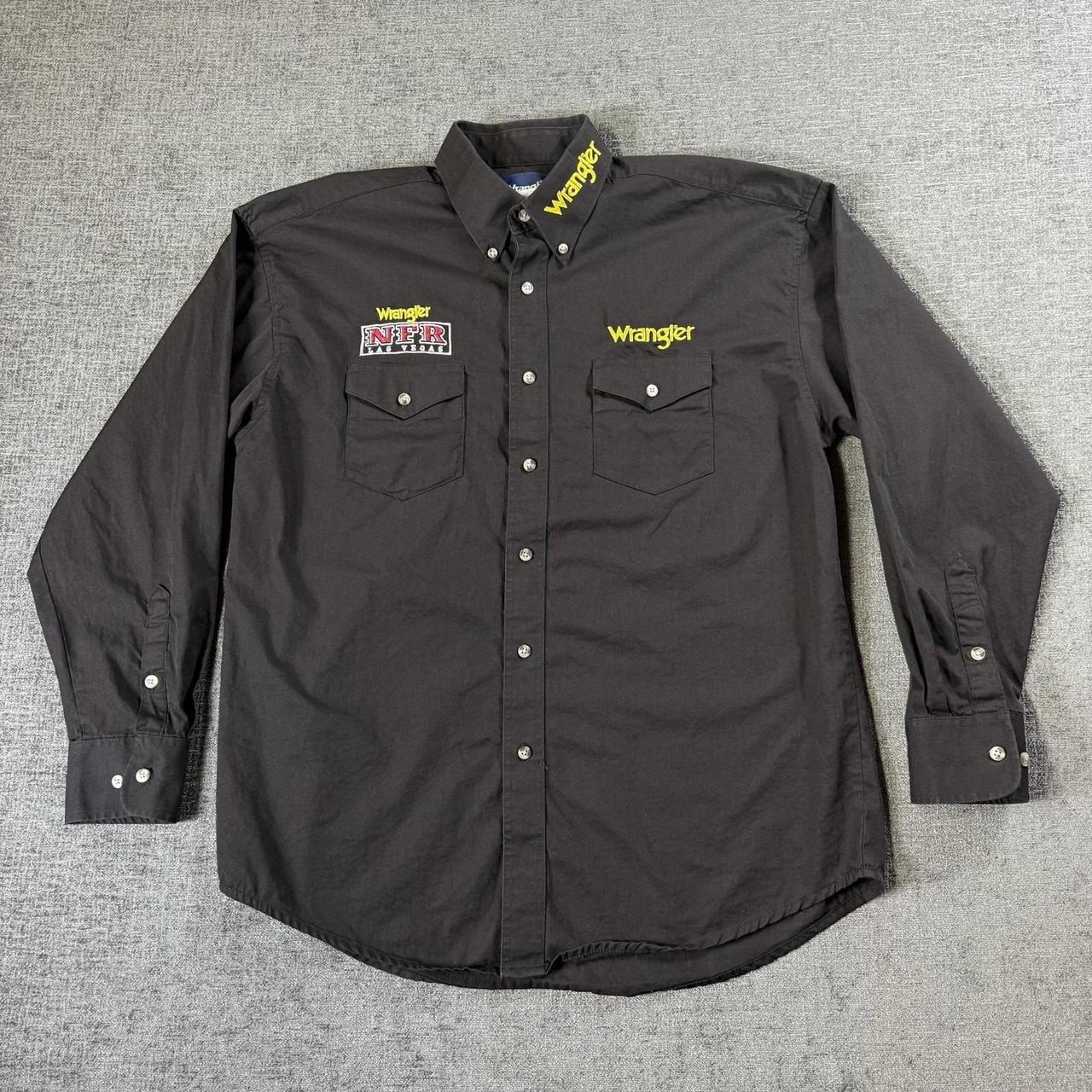 Wrangler NFR Rodeo 2011 Shirt Mens L Button Down Las... | Depop