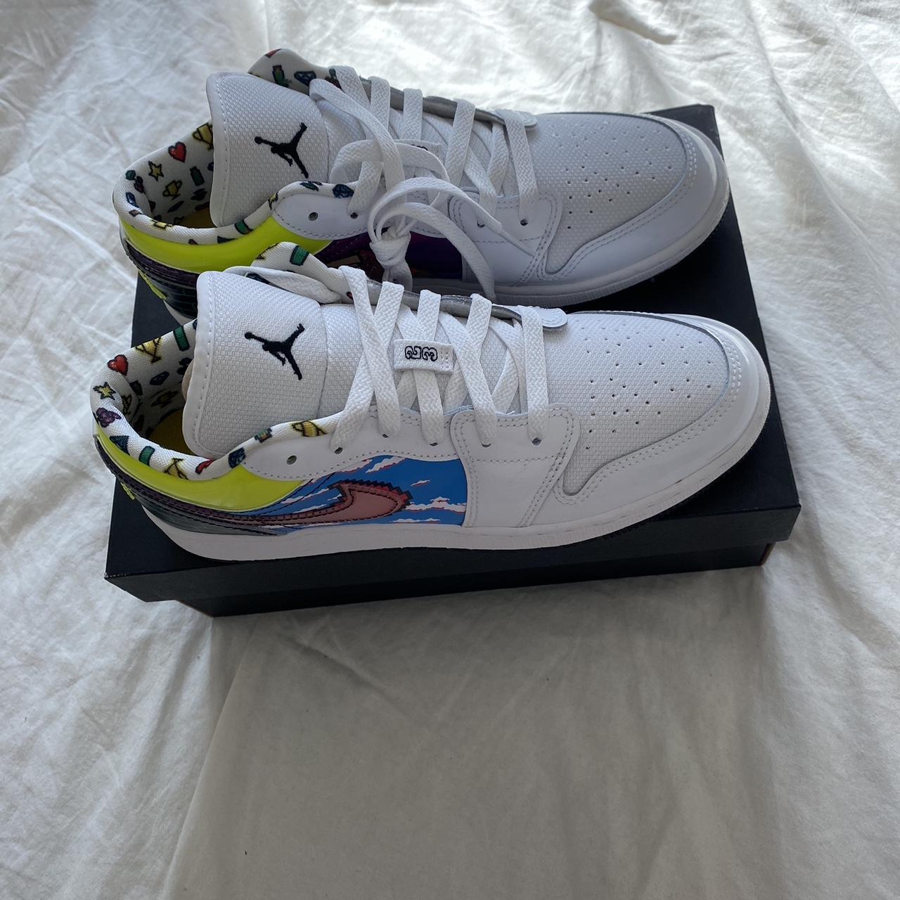 Jordan 1 Low Authentic Vintage Arcade shoes #arcade... - Depop