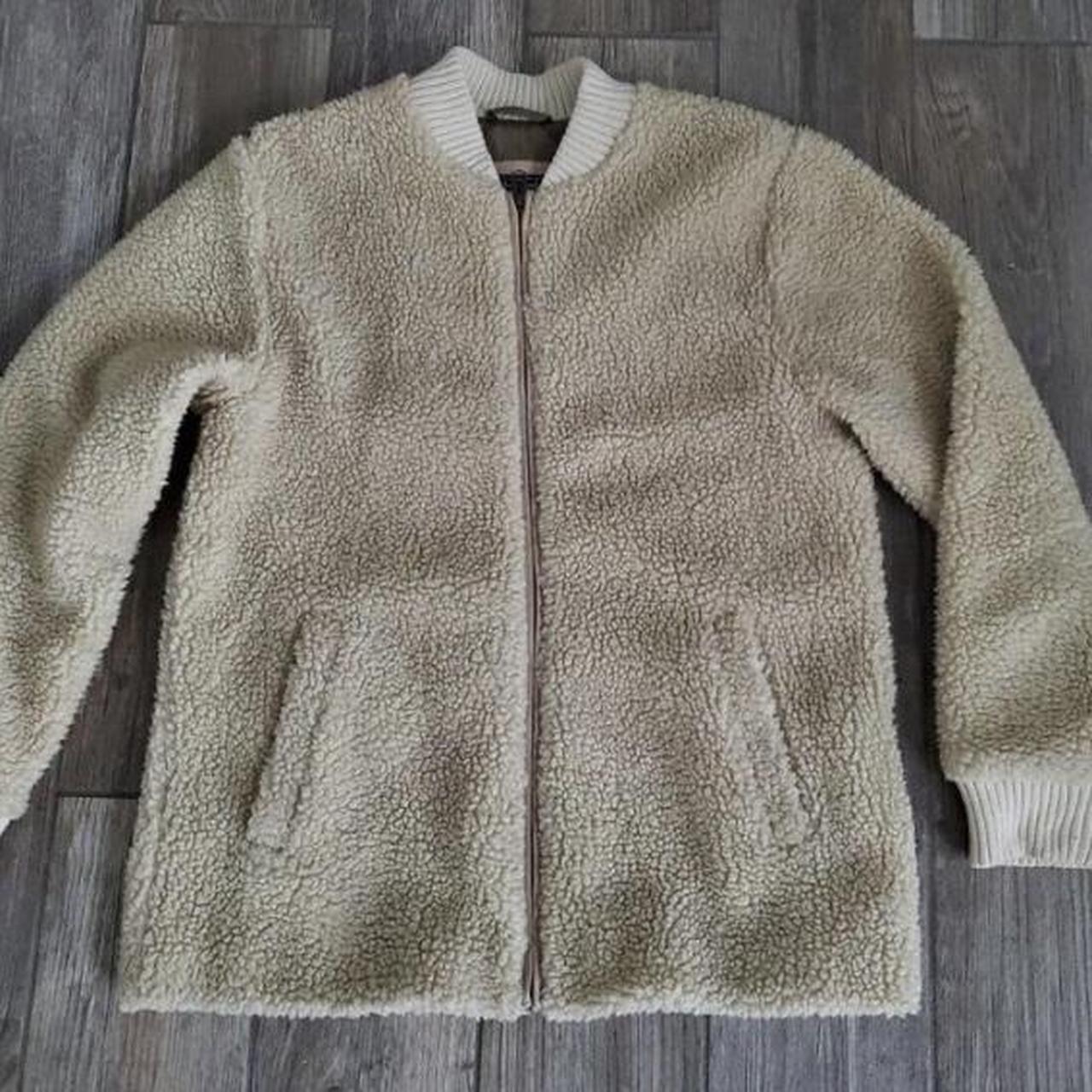 Abercrombie&Fitch Faux Sherpa Bomber Jacket For... - Depop