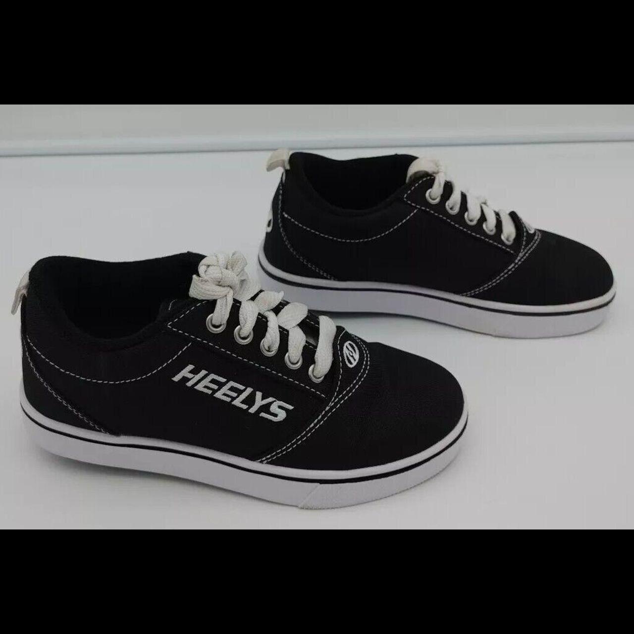 Heelys Skate Shoes Unisex Youth Size 2 Black And... - Depop
