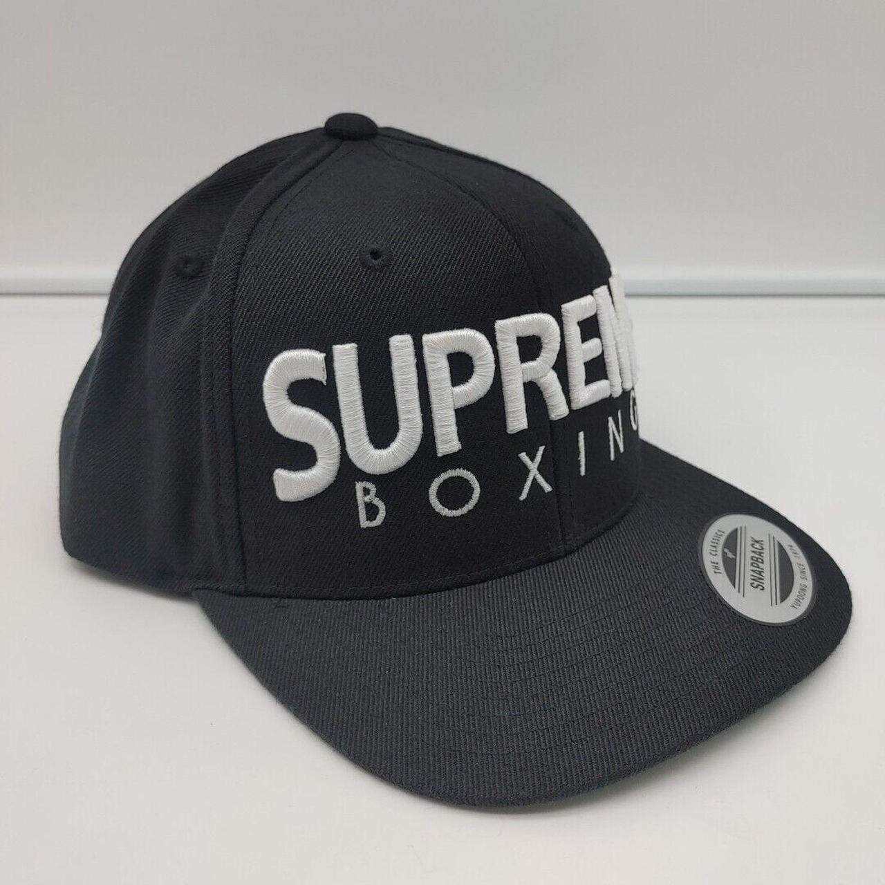 The Classics Supreme Boxing Cap Hat Black Adjustable... - Depop