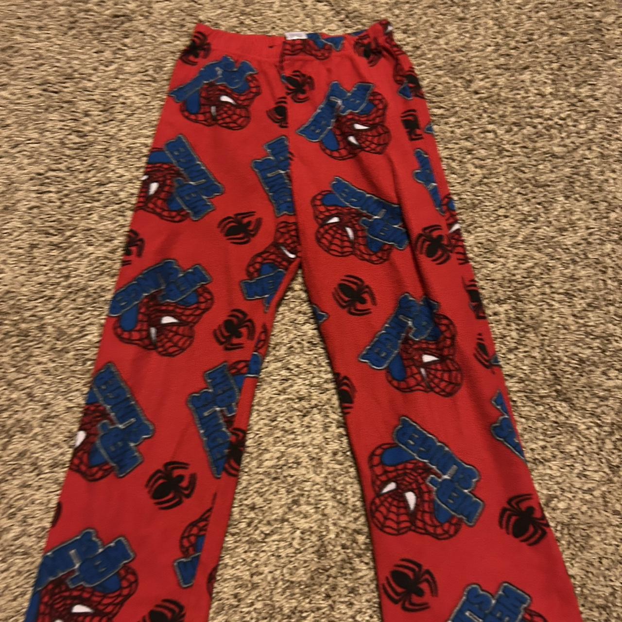 Spider man pajama pants - Depop