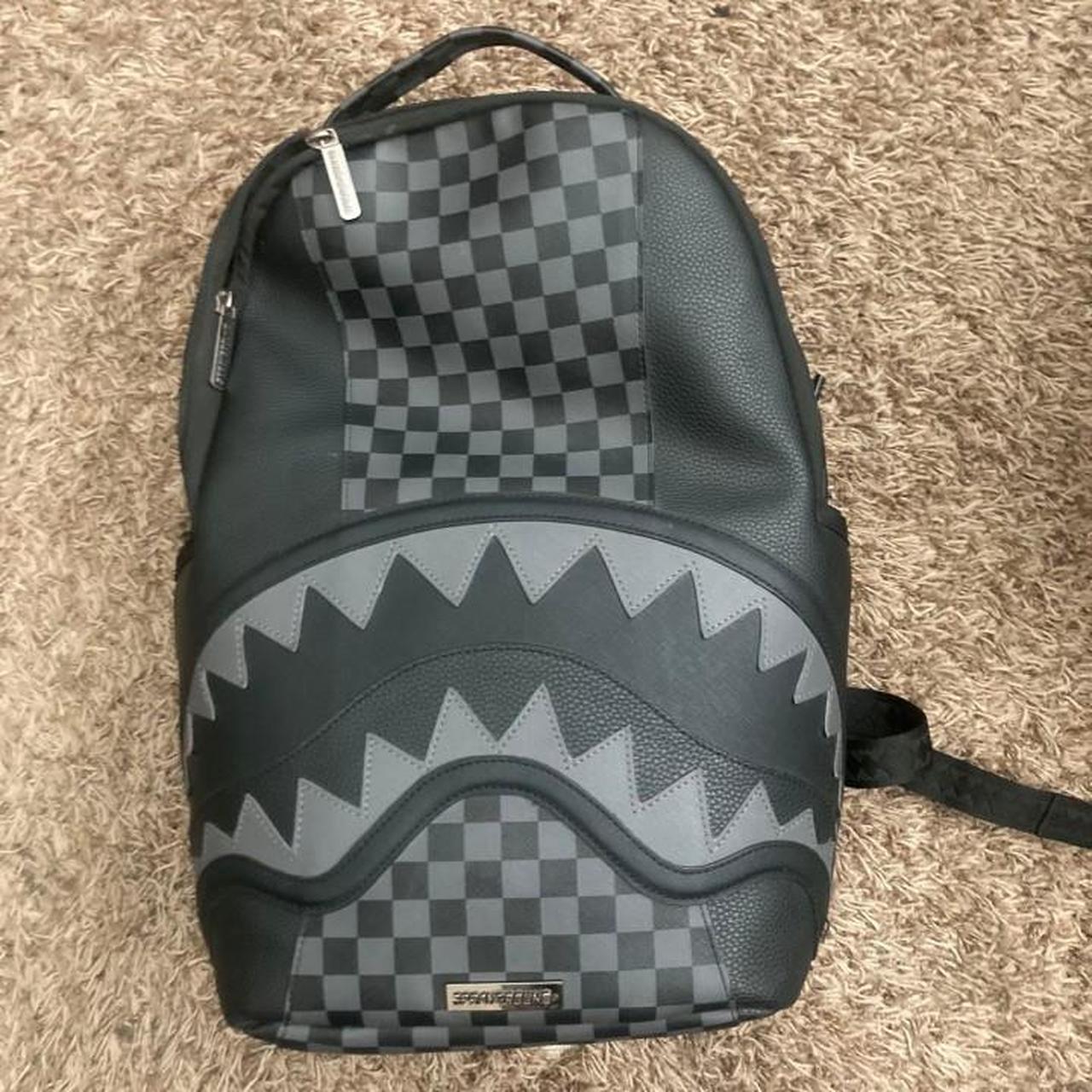 Black Checker Sprayground Backpack (no Tags) - Depop
