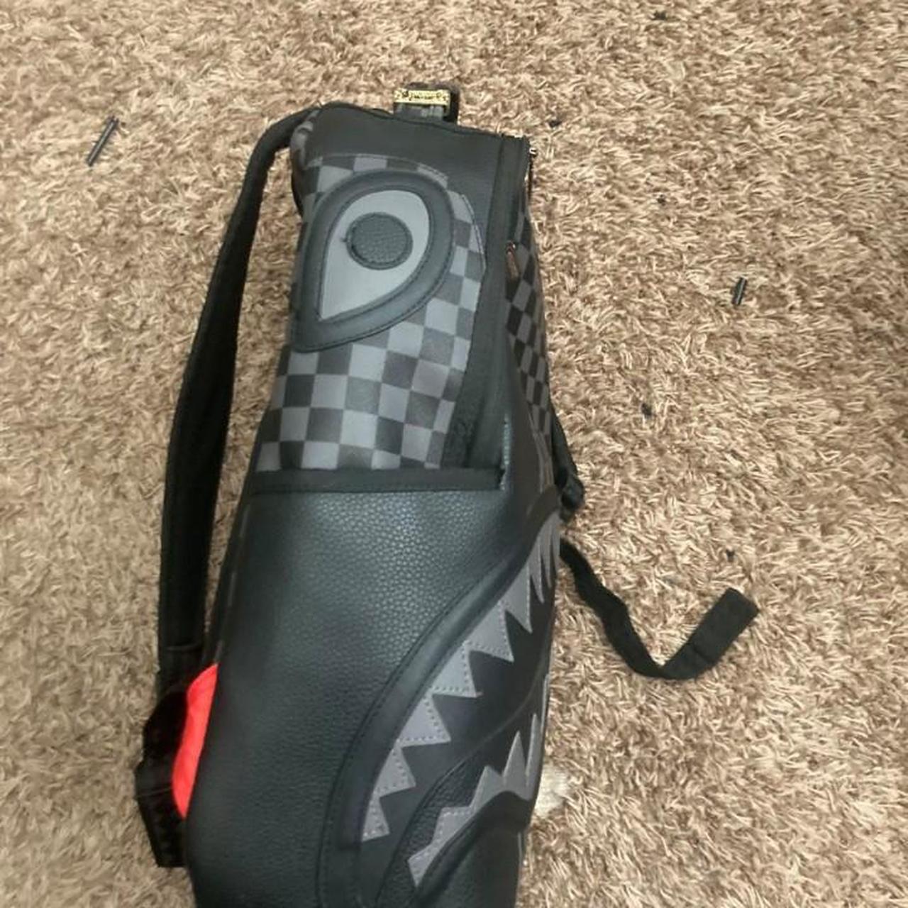 Black Checker Sprayground Backpack (no Tags) - Depop