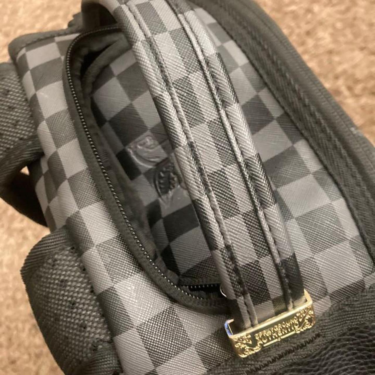 Black Checker Sprayground Backpack (no Tags) - Depop
