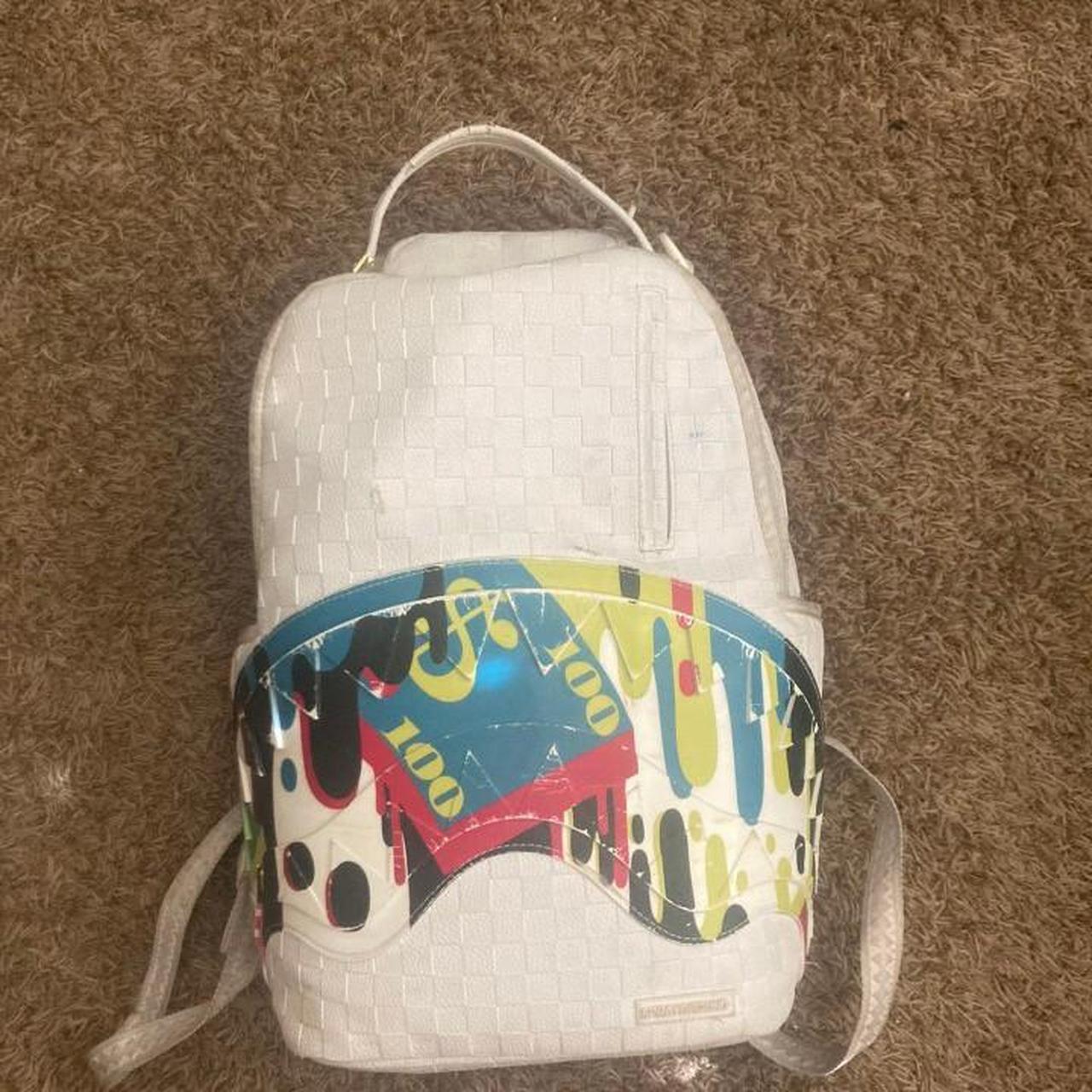 White Sprayground No Tags - Depop
