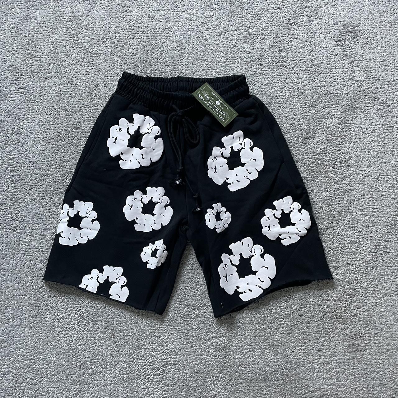 Denim tears shorts black Tagged M send offers Next... - Depop