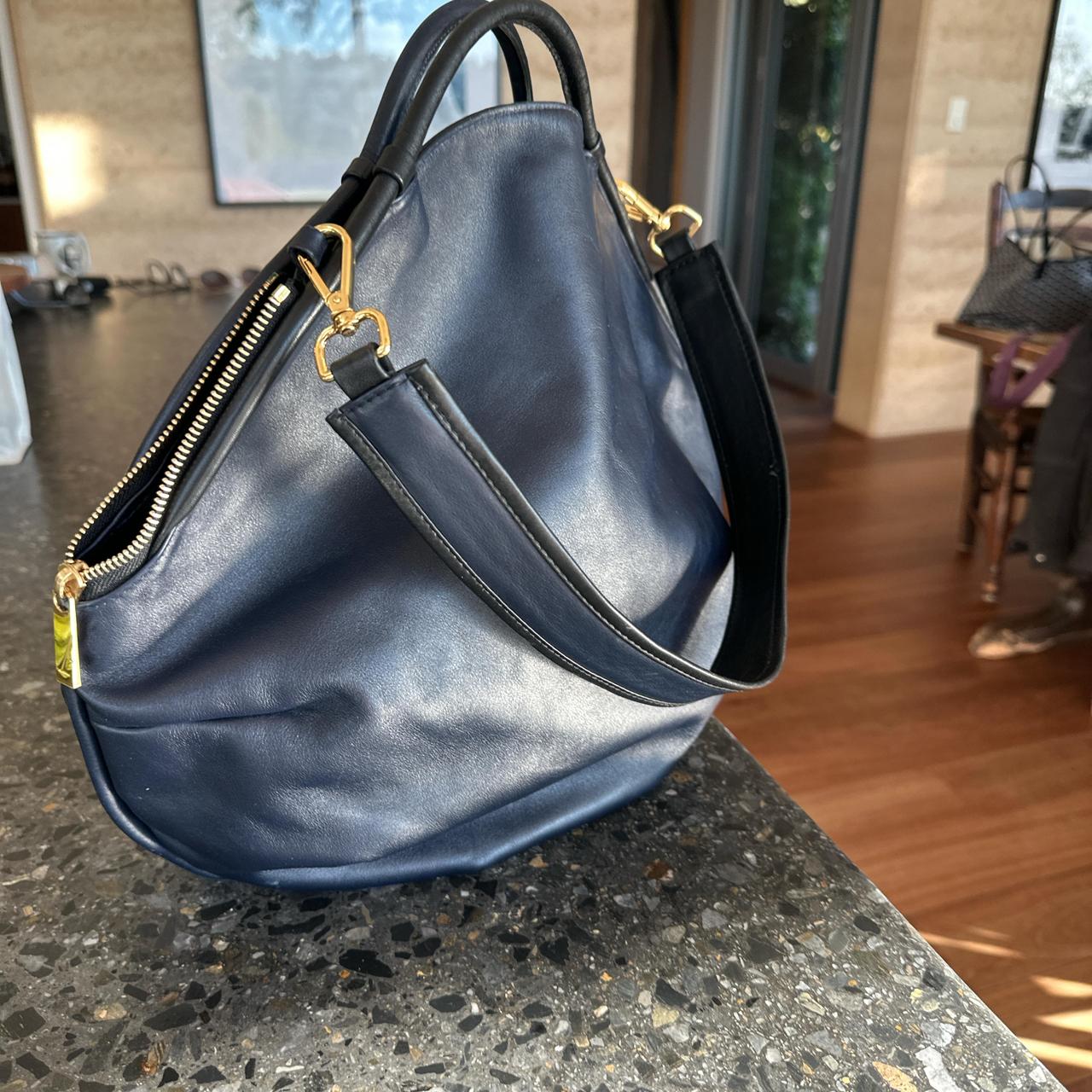 A’esque large shoulder bag. Buttery leather, darkest... - Depop