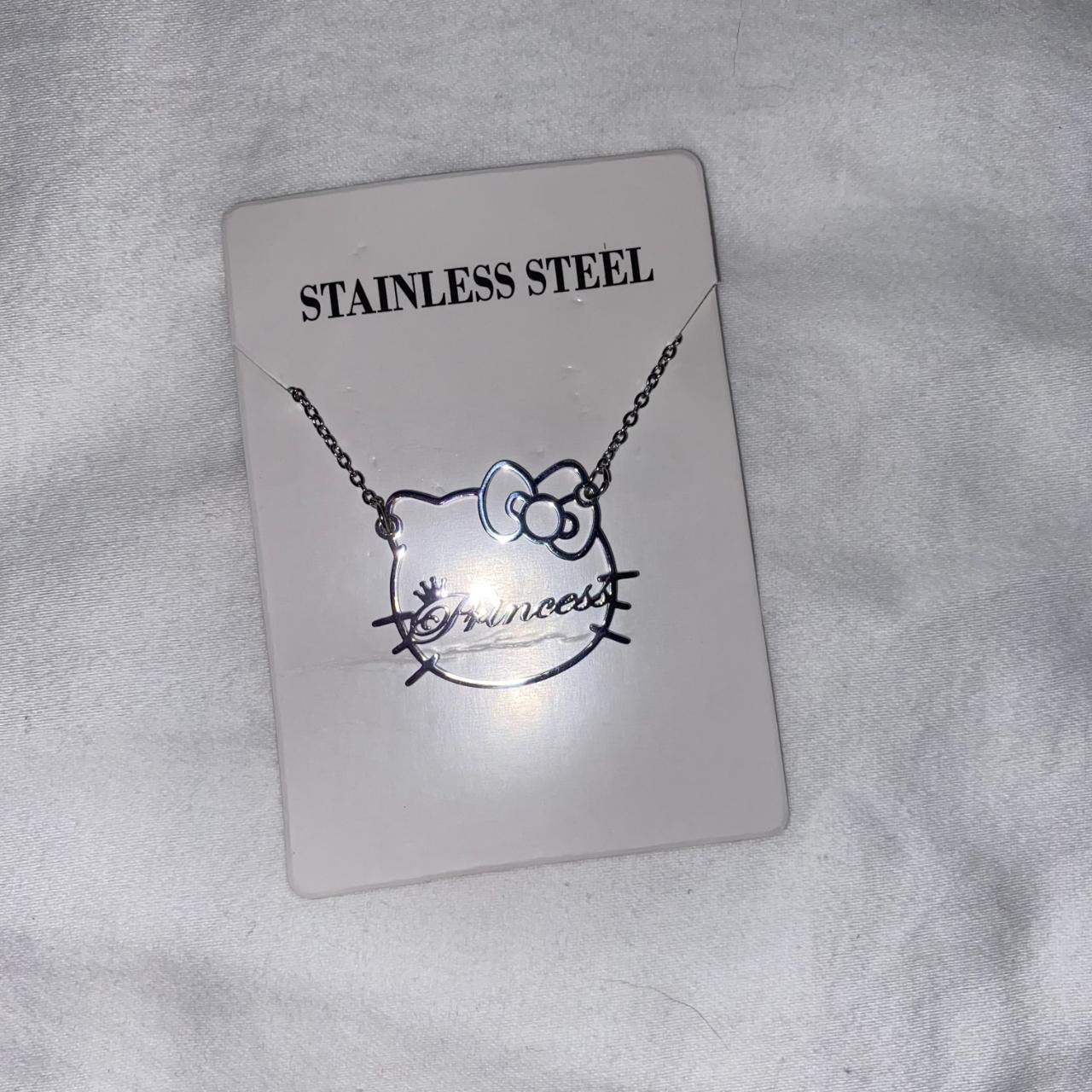 Y2K Hello Kitty Necklace Princess Detailing... - Depop