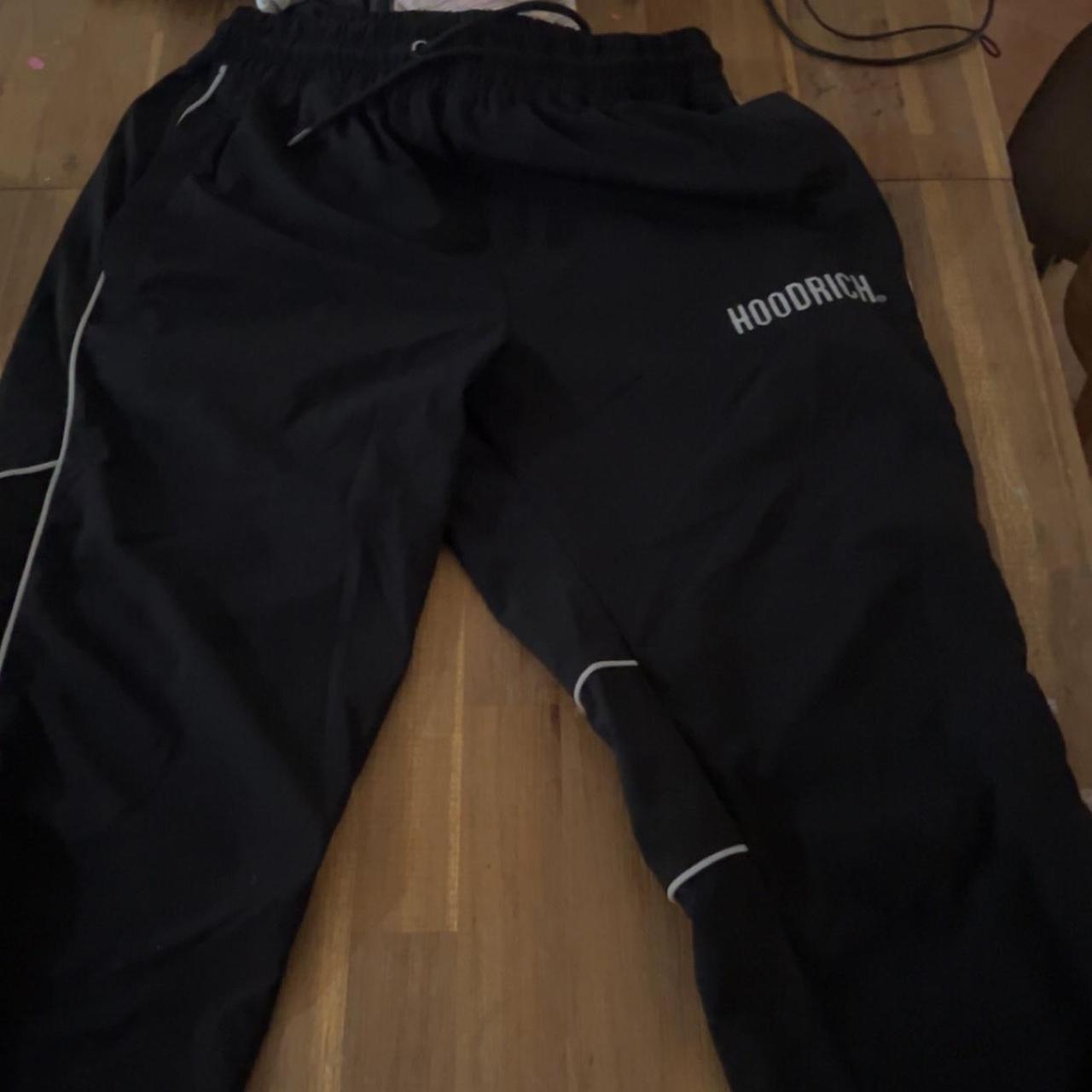 Hoodrich pants all black size medium - Depop