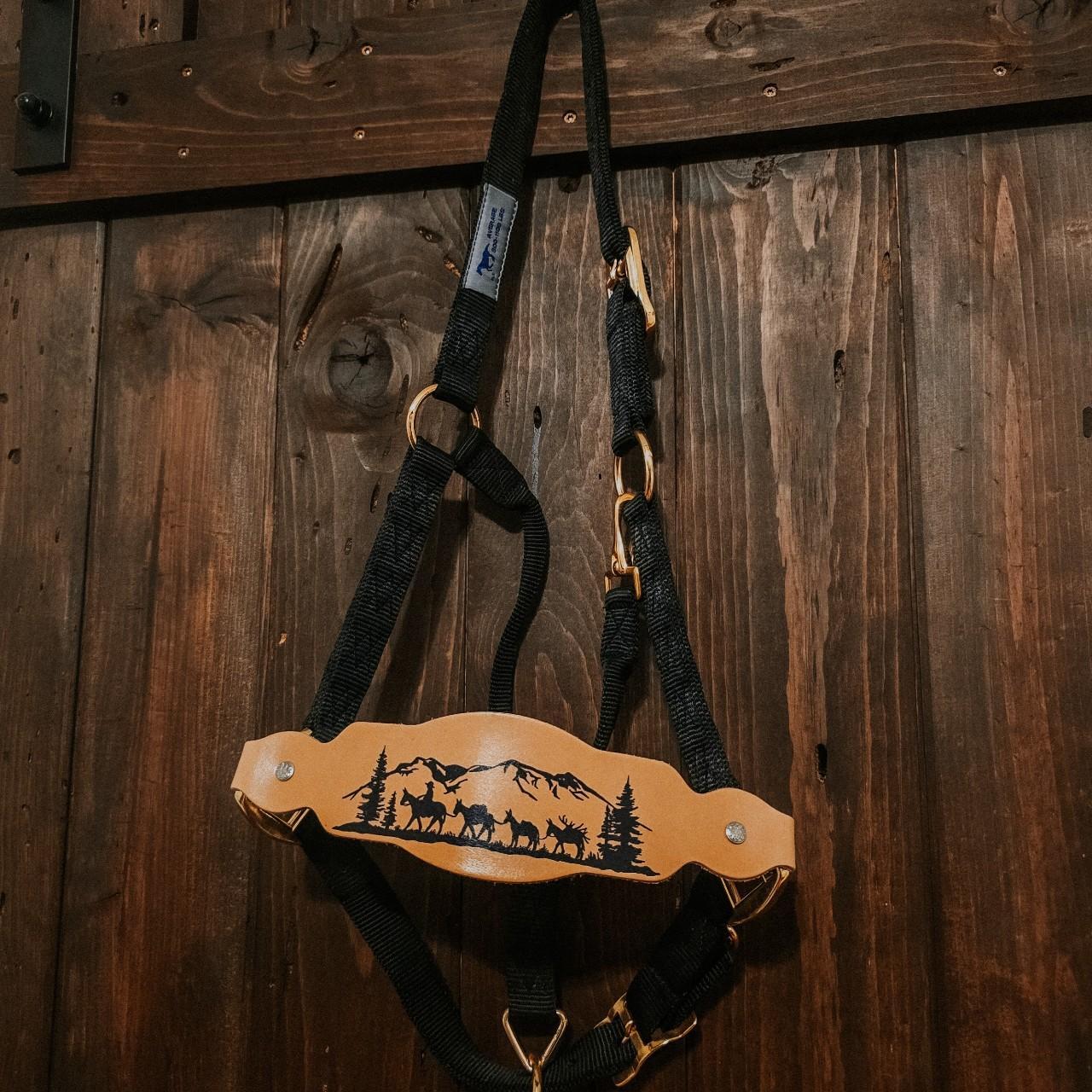 Custom Bronc Noseband Horse Halter Average HAND... | Depop