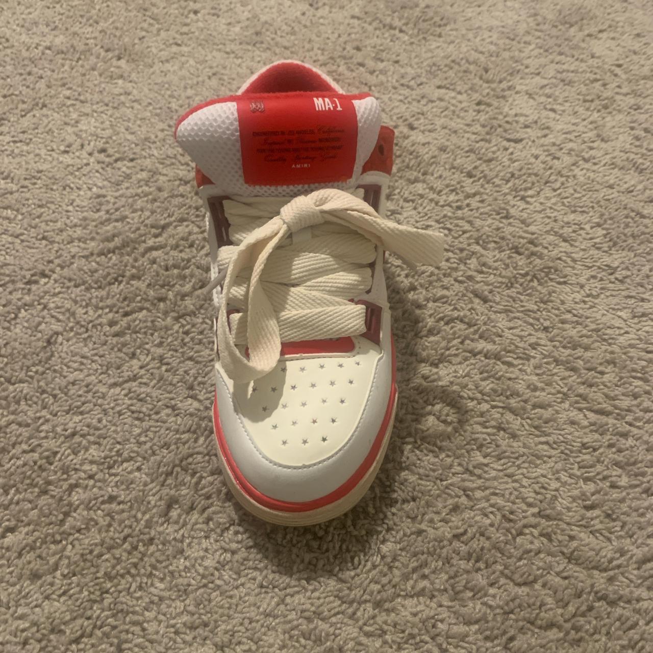 amiris ma1 red and white - Depop