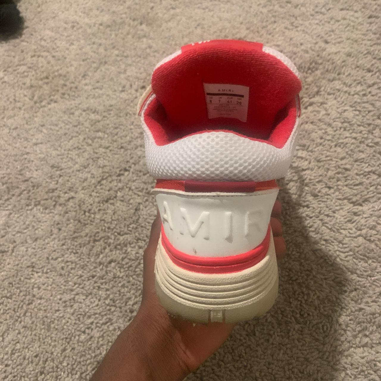 amiris ma1 red and white - Depop