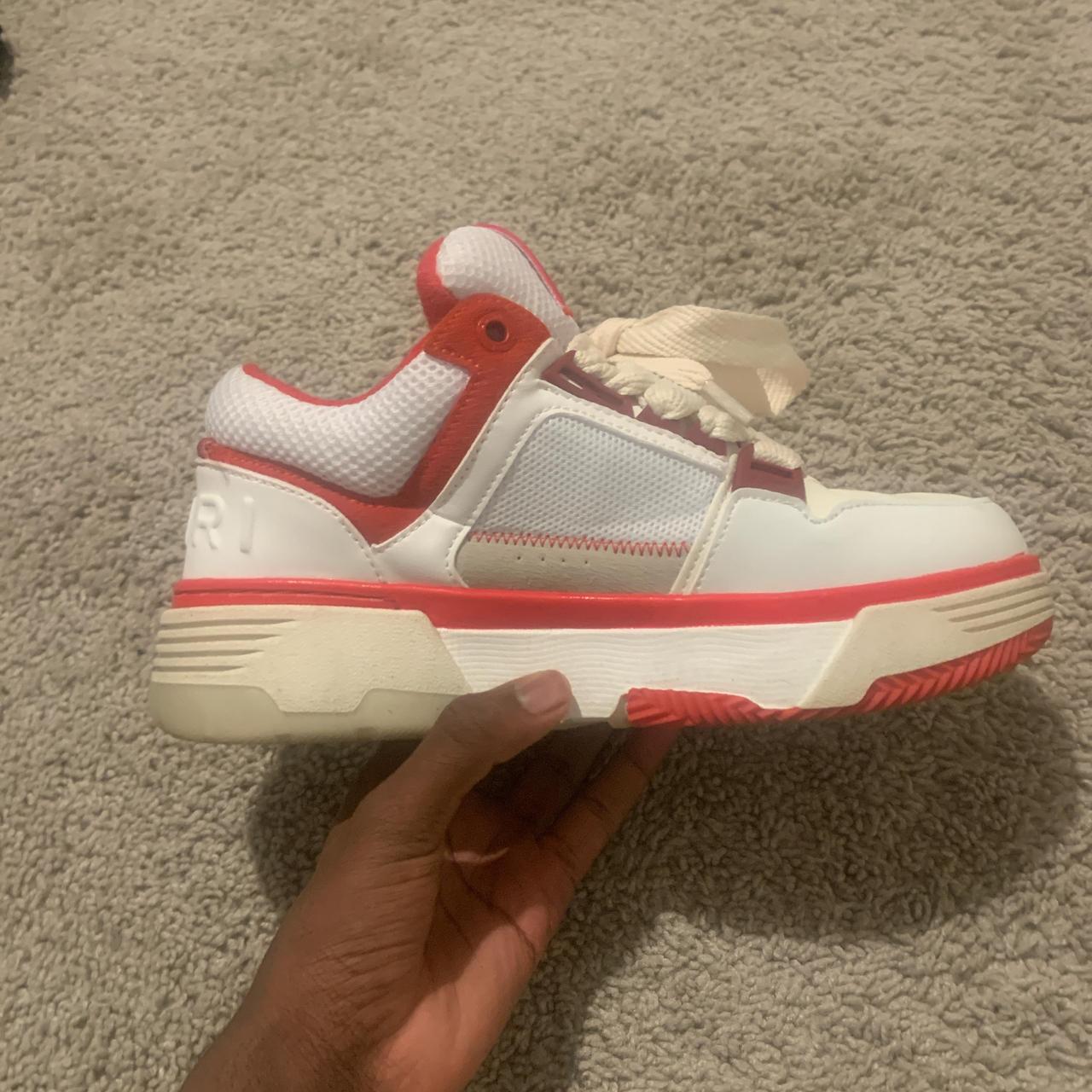 amiris ma1 red and white - Depop