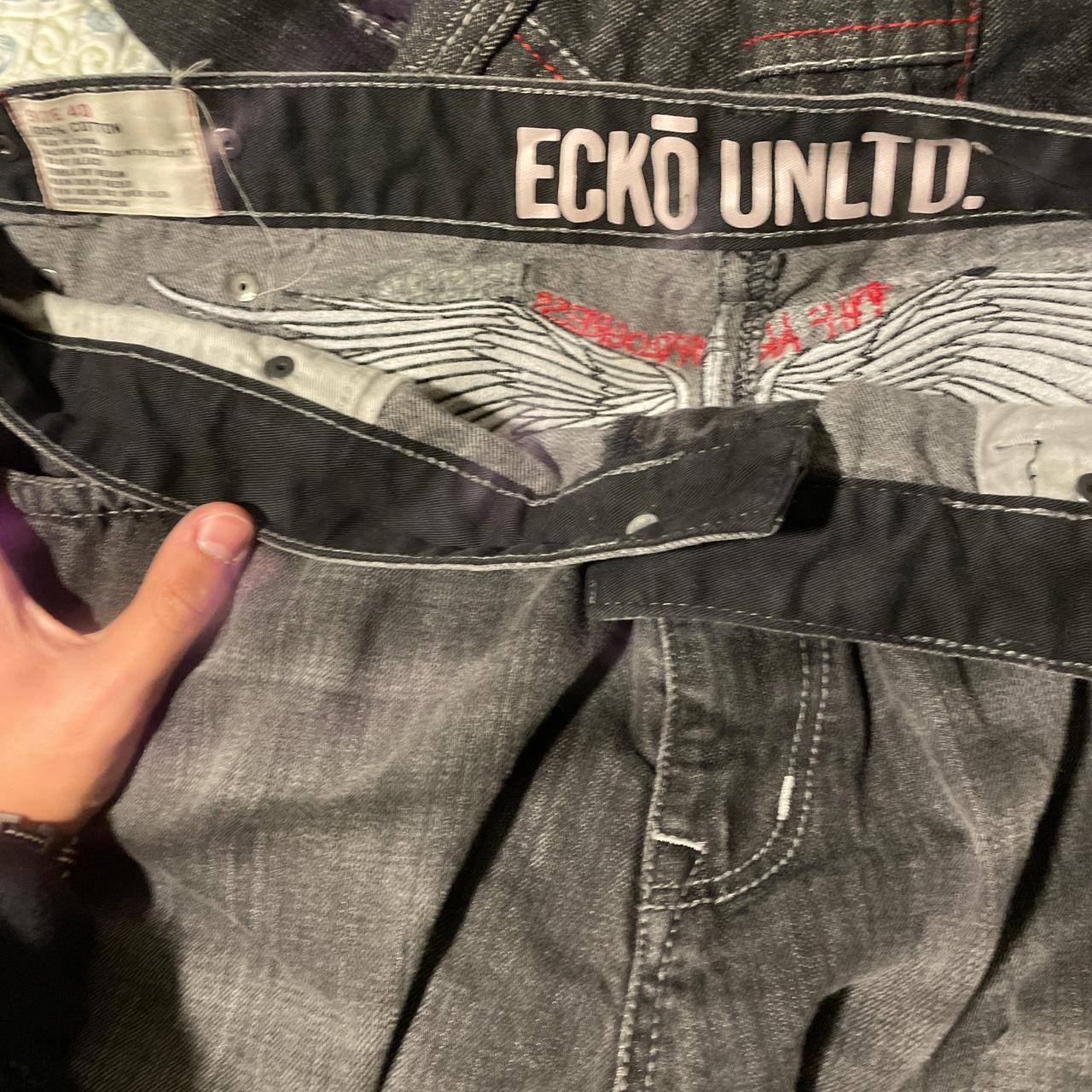 Ecko Unltd. Men's Jeans Grail skull ecko jeans,... - Depop
