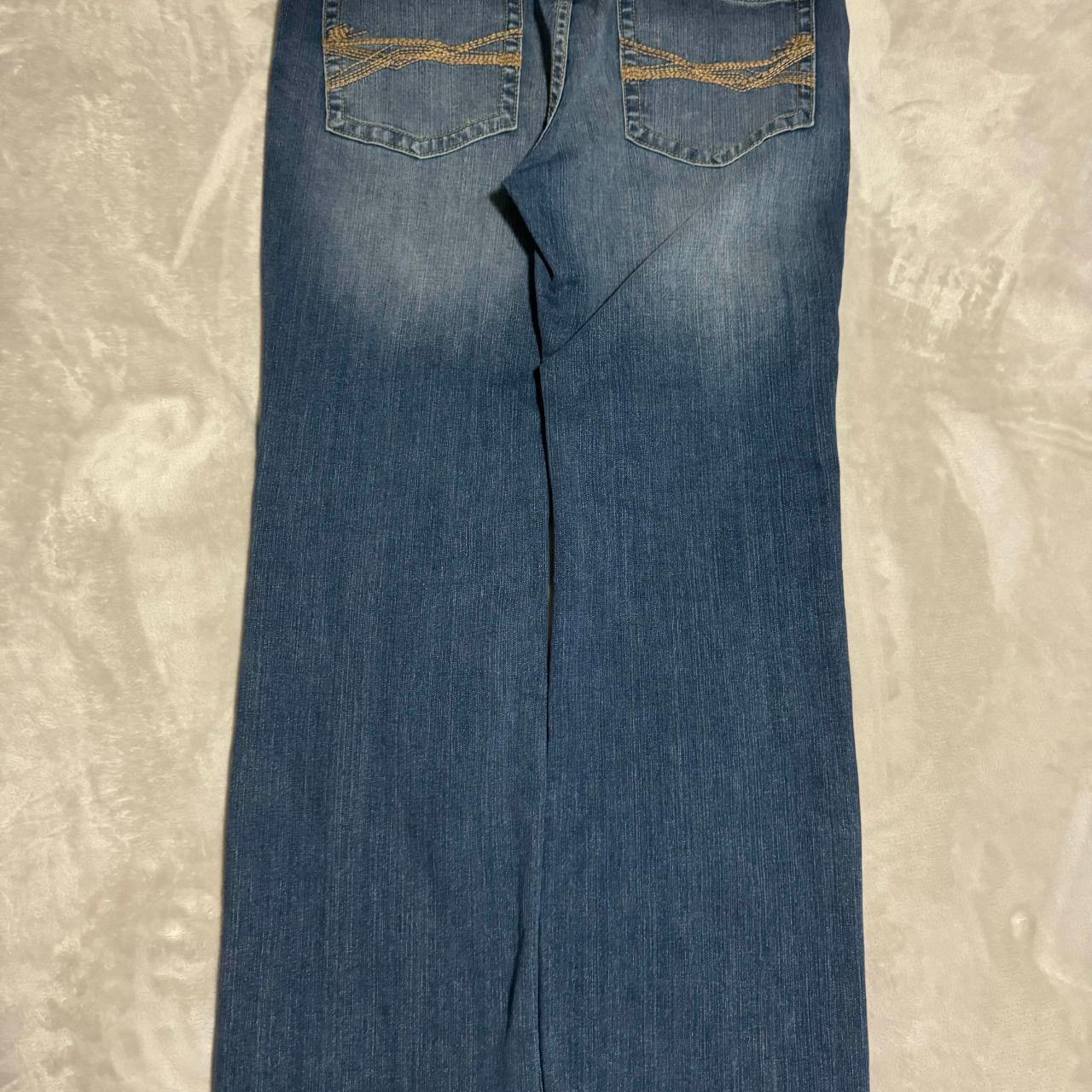 Men's Rank 45 jeans slim stretch straight leg great... - Depop