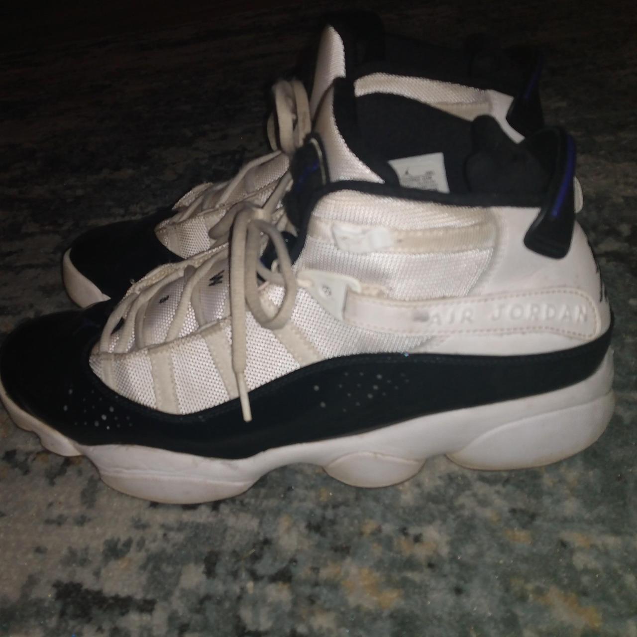 Jordan 8 rings used, still wearable and comfortable... - Depop