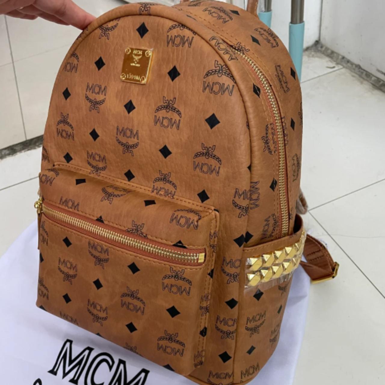 MCM backpack, large capacity, lightweight - Depop
