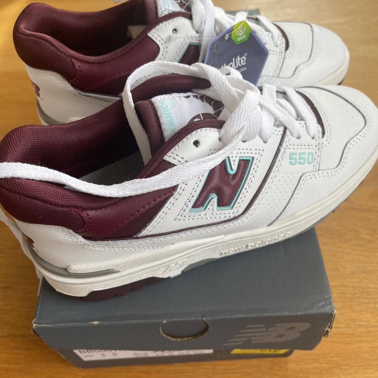New Balance 550 trainers. UK 4.5 Purchased from... - Depop