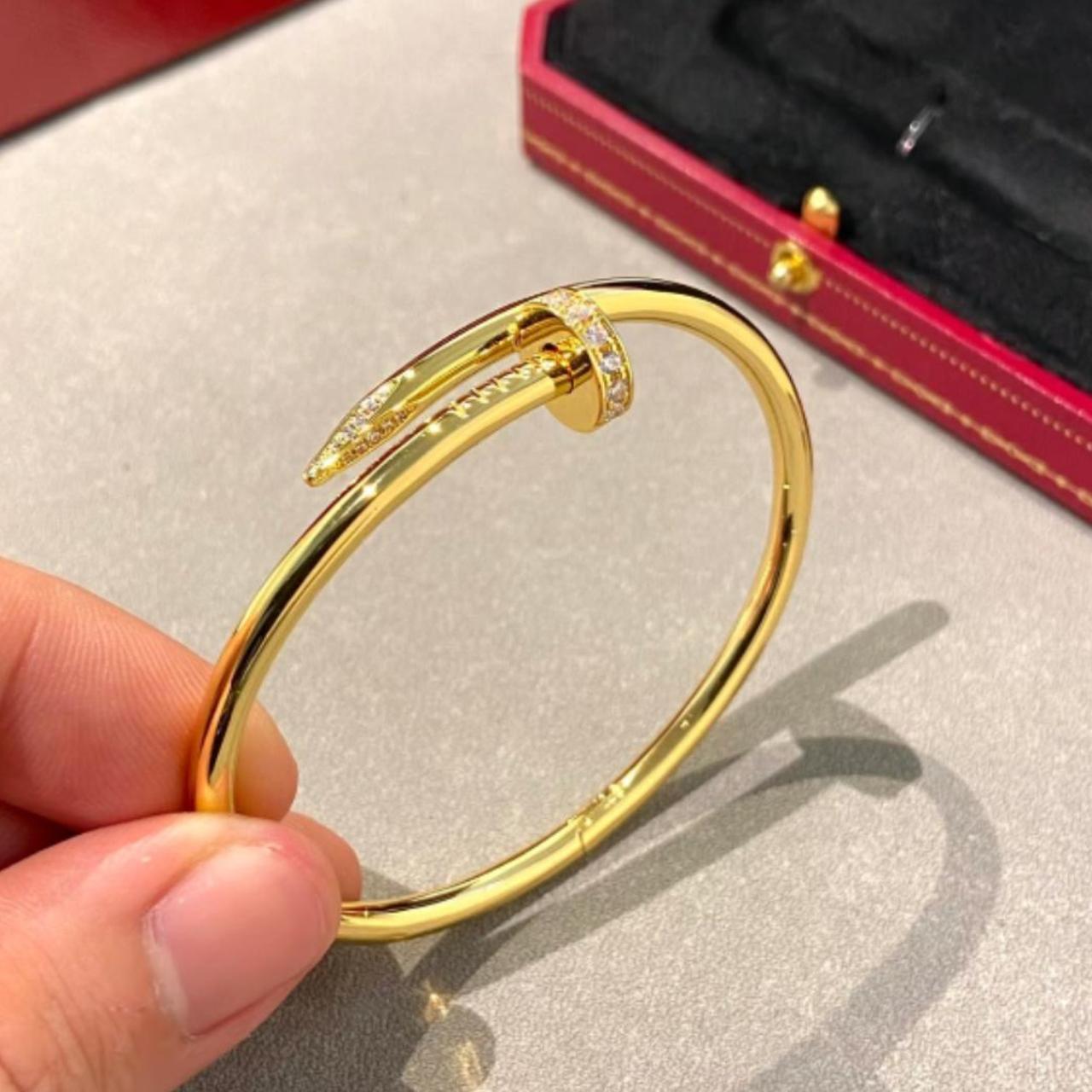 Cartier 18K Gold Bracelet 18K Gold Solid Vikings... - Depop