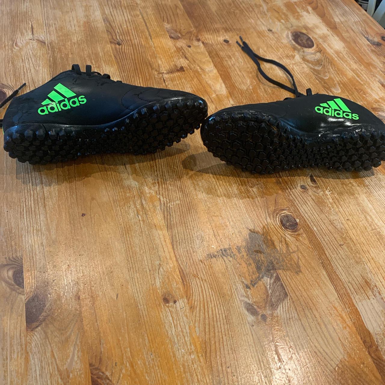 Black and Green - Adidas Astro Turf Trainers. Men’s... - Depop