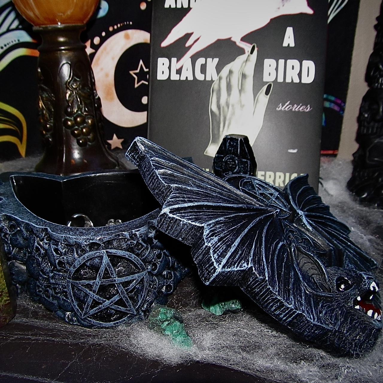 Gothic Bat Trinket Box Beautiful Quality and... - Depop