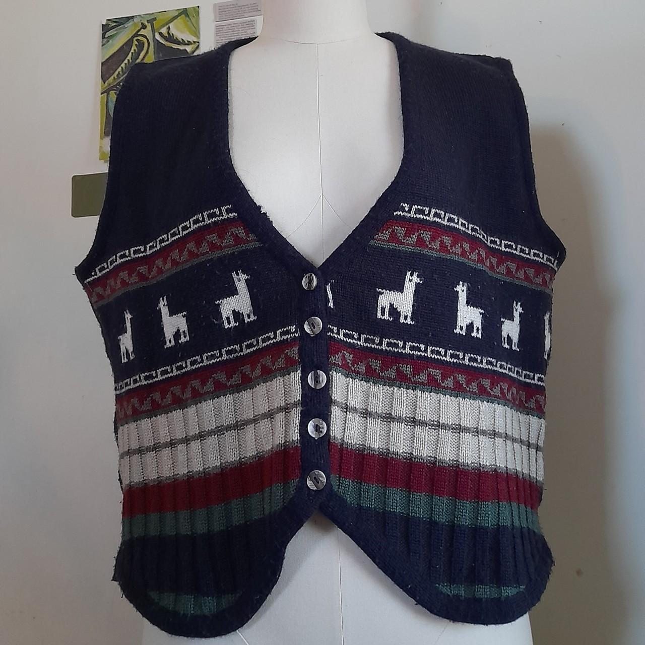 Vintage ARTWEAR collection wool sweater vest ... | Depop