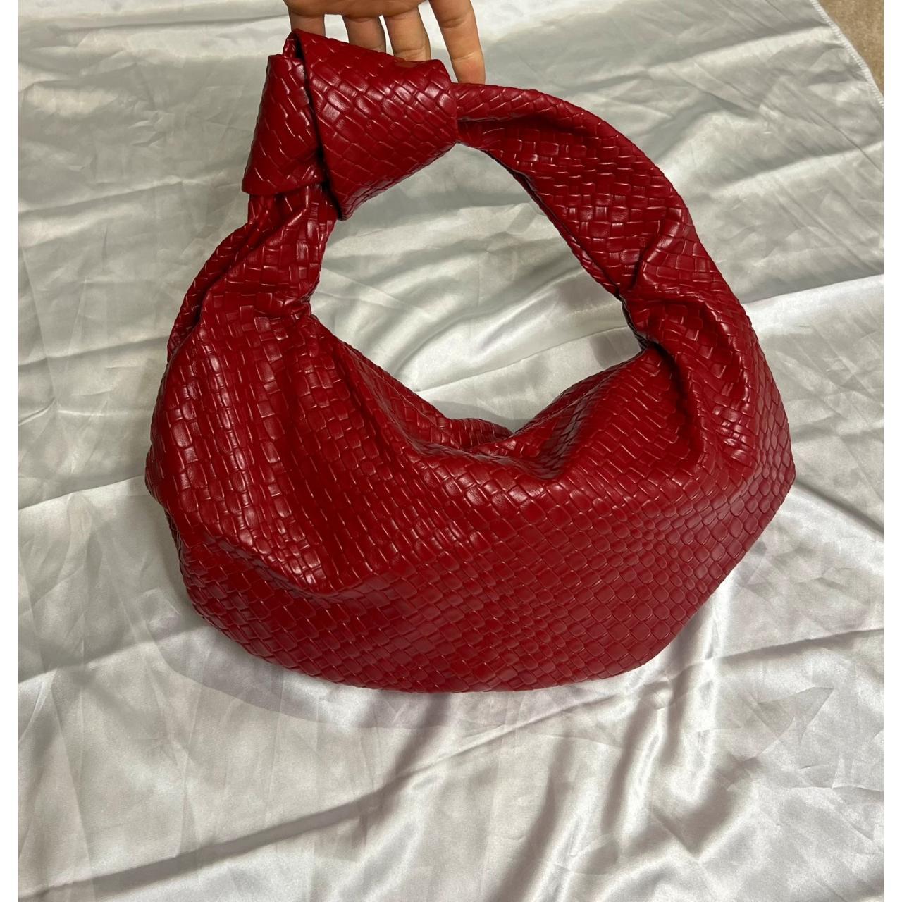 Gorgeous Woven Red Cherry Handbag Perfect... - Depop