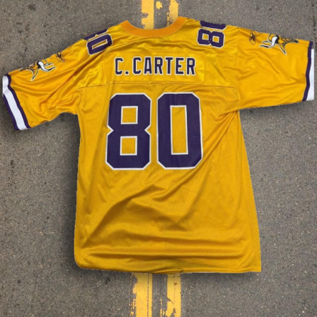 Vintage Reebok HOF Chris Carter Minnesota Vikings... | Depop