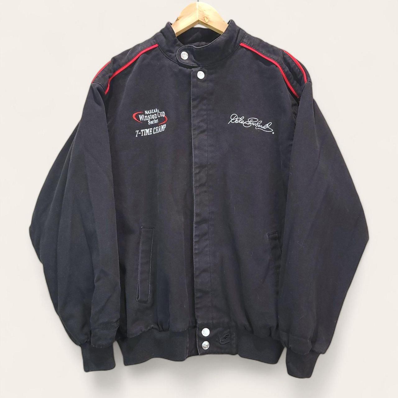 NASCAR Dale Earnhardt Racing Jacket Adult M Black... - Depop