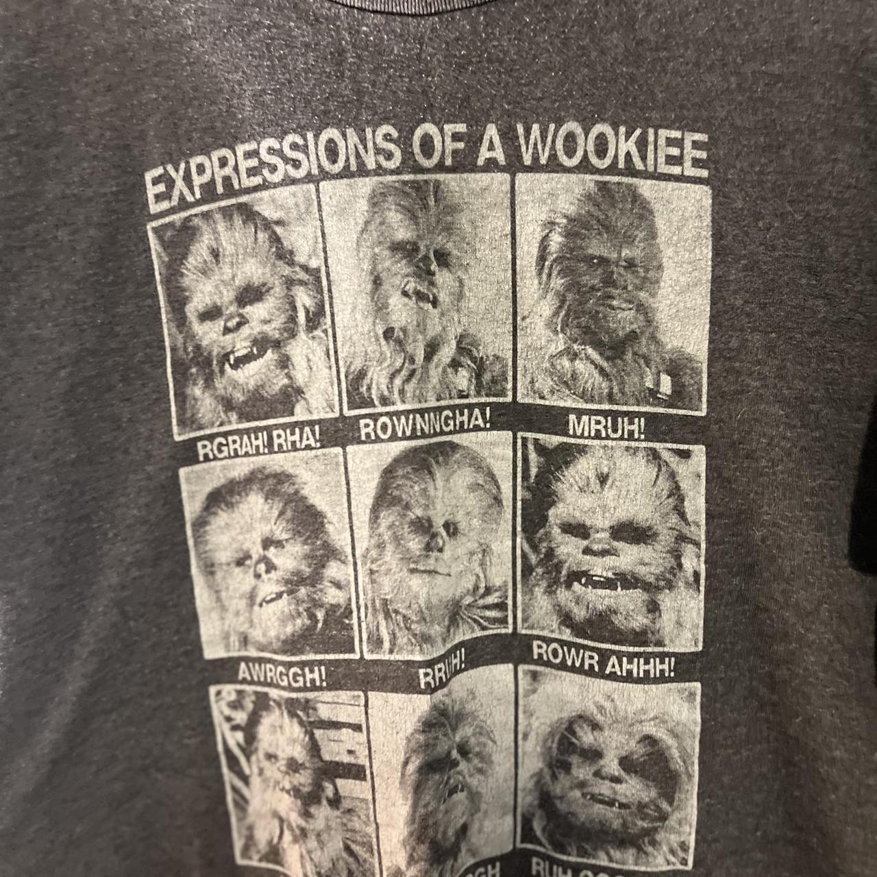 Star Wars Chewbacca Wookiee grey tshirt #StarWars... | Depop