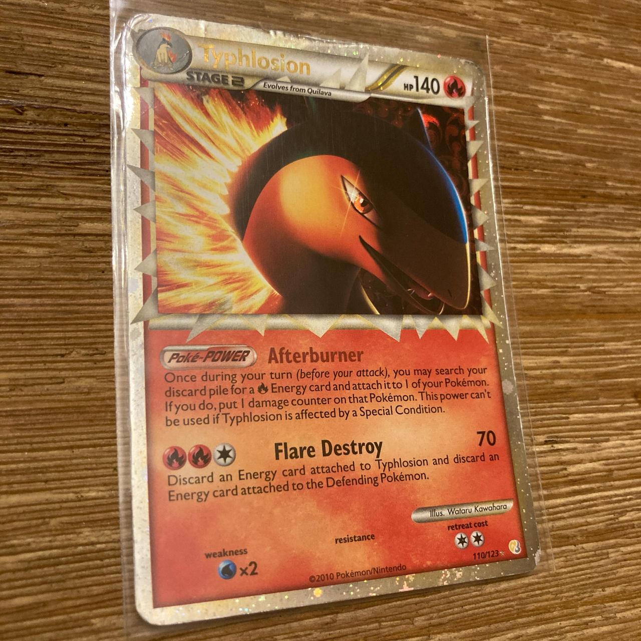 Typhlosion Prime HGSS holo 110/123 Pokémon... - Depop