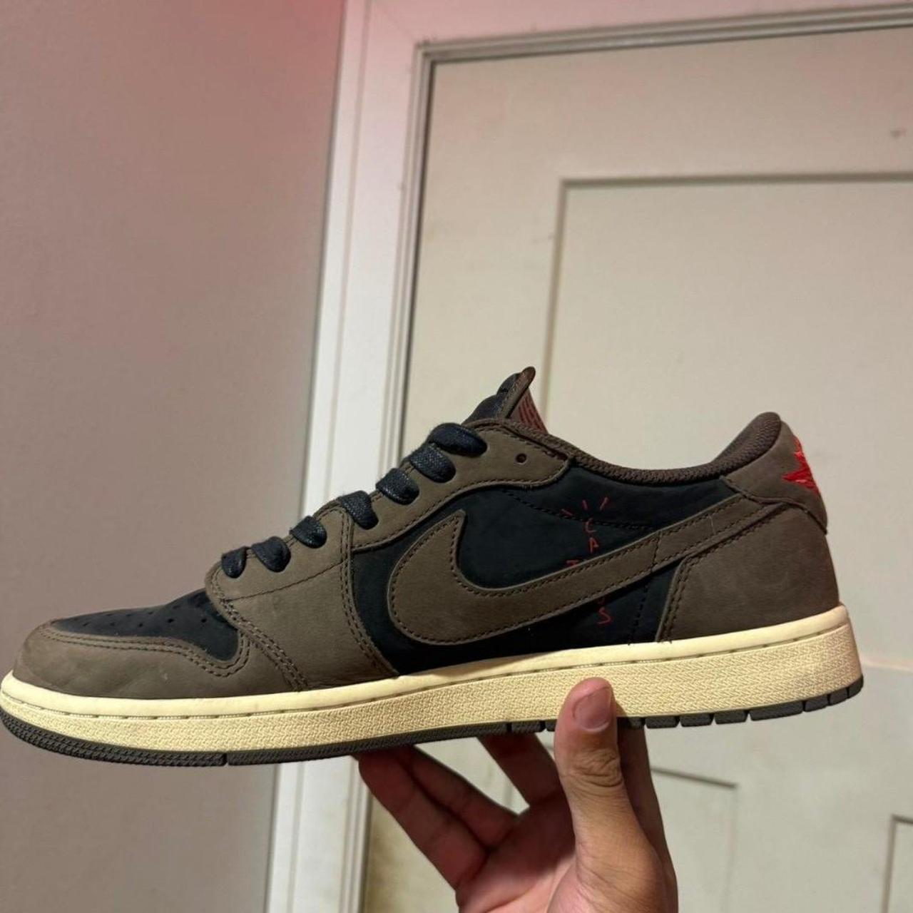 Authentic Travis Scott Low Mocha 1s certified... - Depop