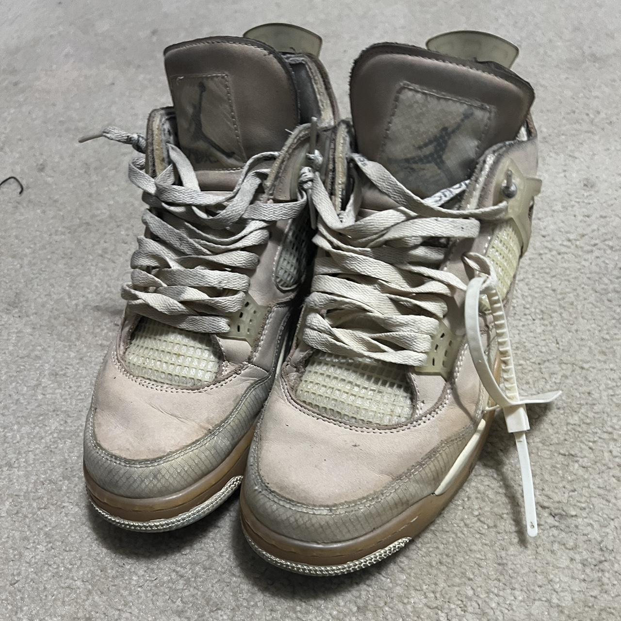 Off white Jordan 4s No box Have been worn multiple... - Depop