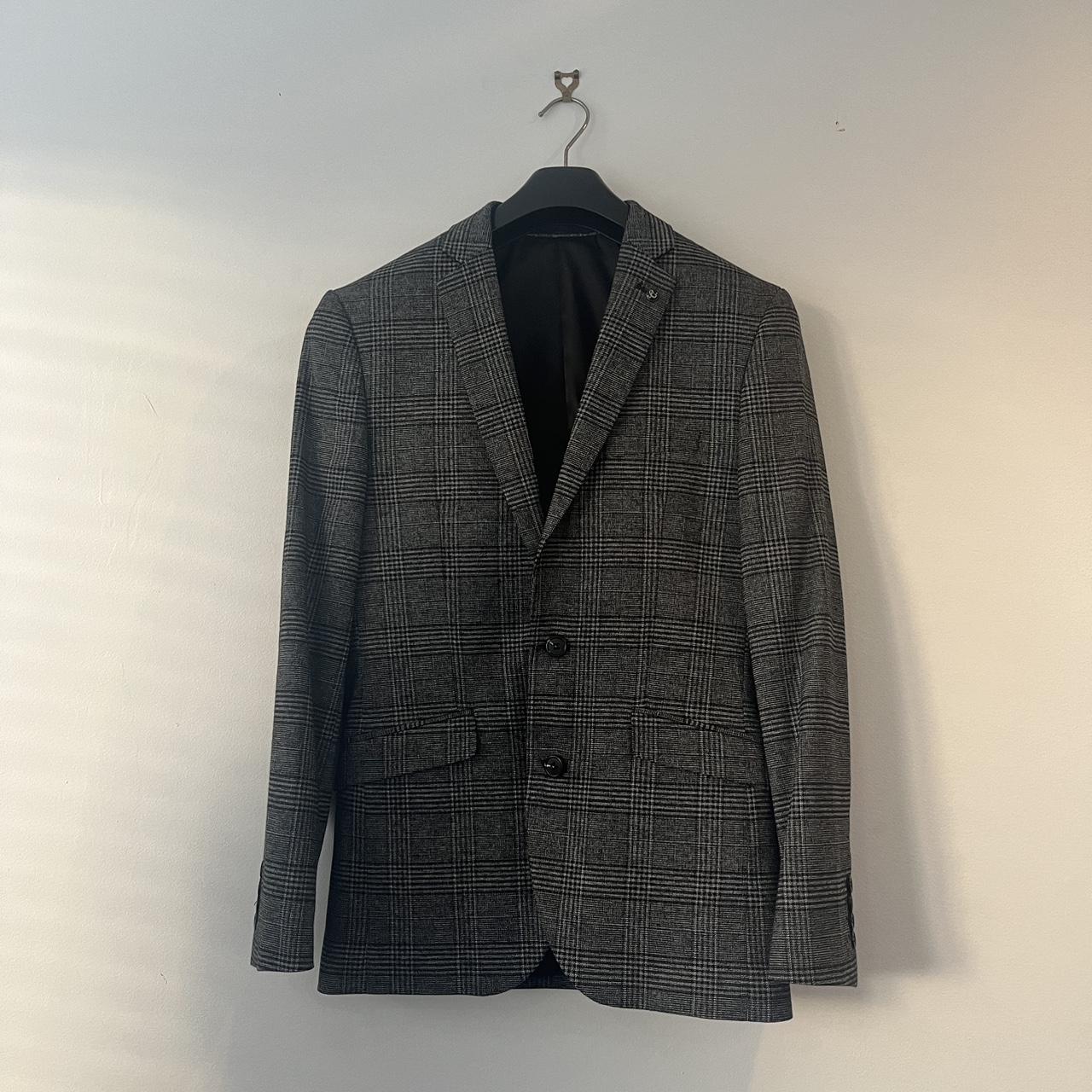 Connor BRAND - check suit jacket. Slim 36 - Depop