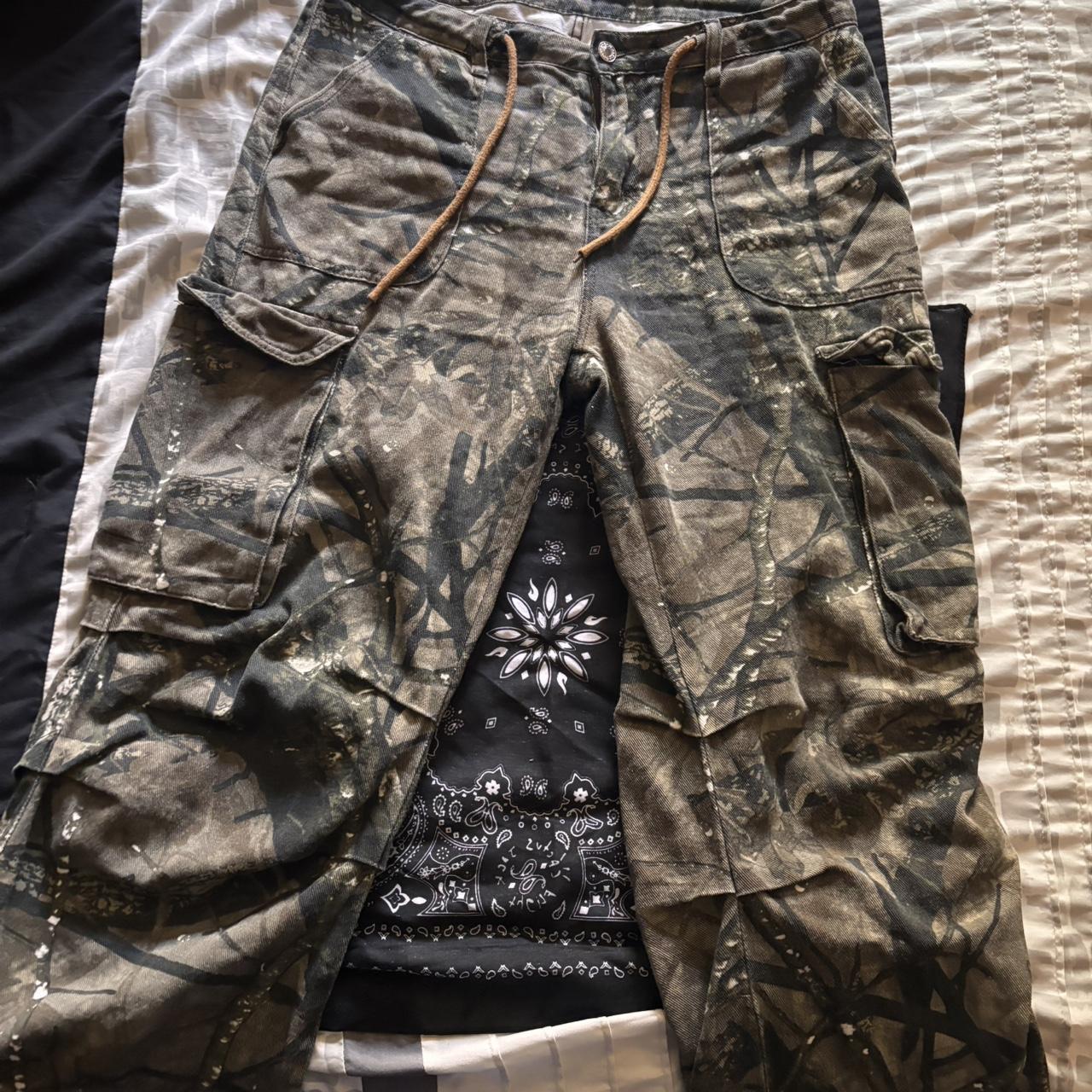 Gallery dept baggy cargo camo pants | Depop