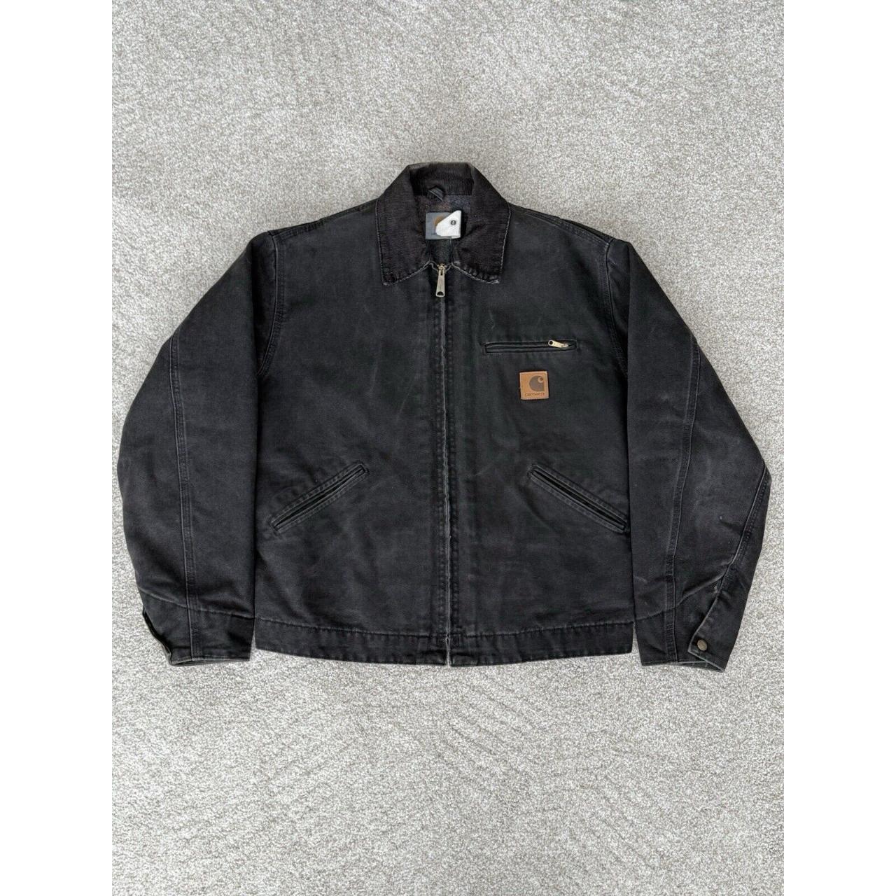Vintage Carhartt Detroit MEDIUM Jacket J43 ONX... - Depop