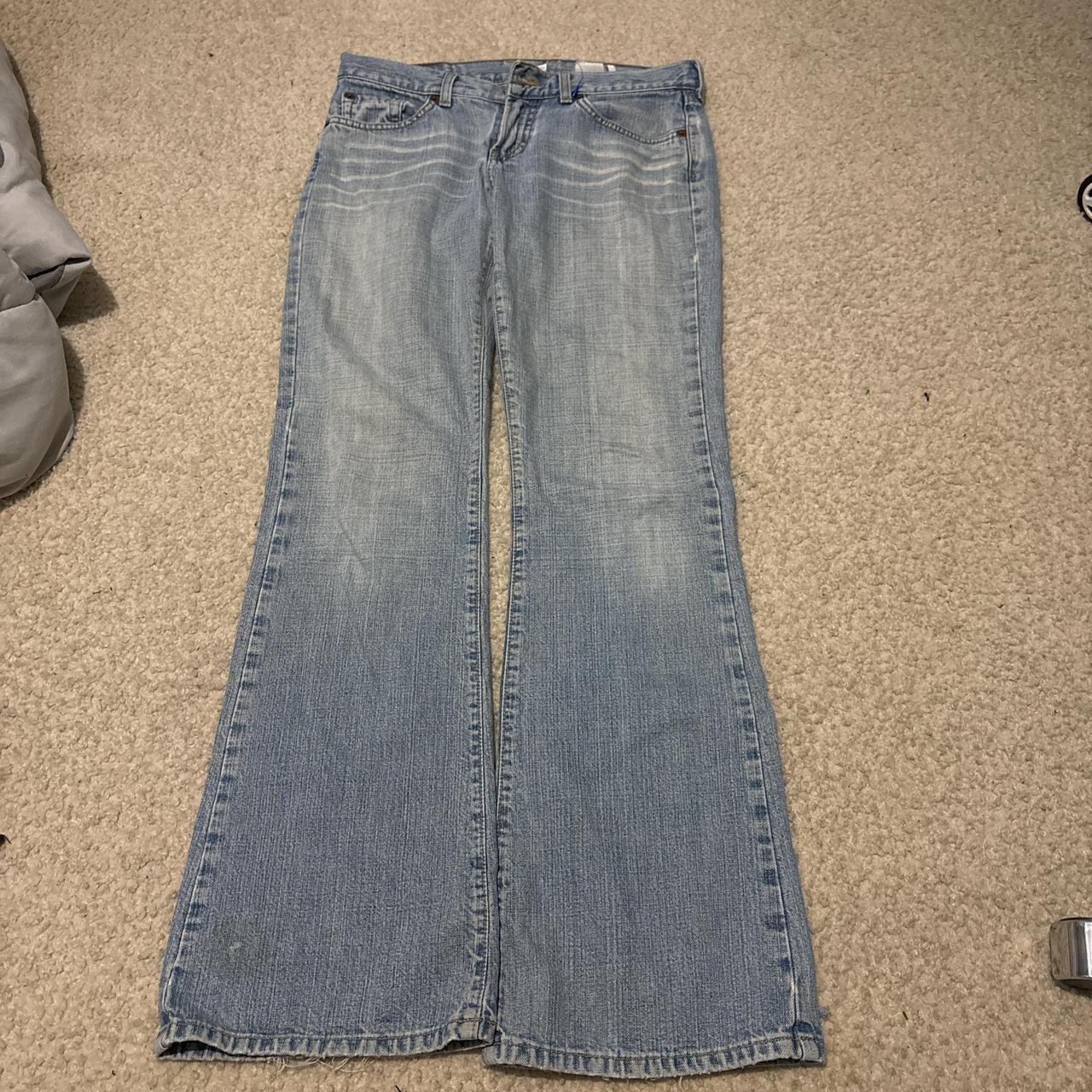 Japanese flared jeans Size 28 SEND OFFERS Cool... | Depop