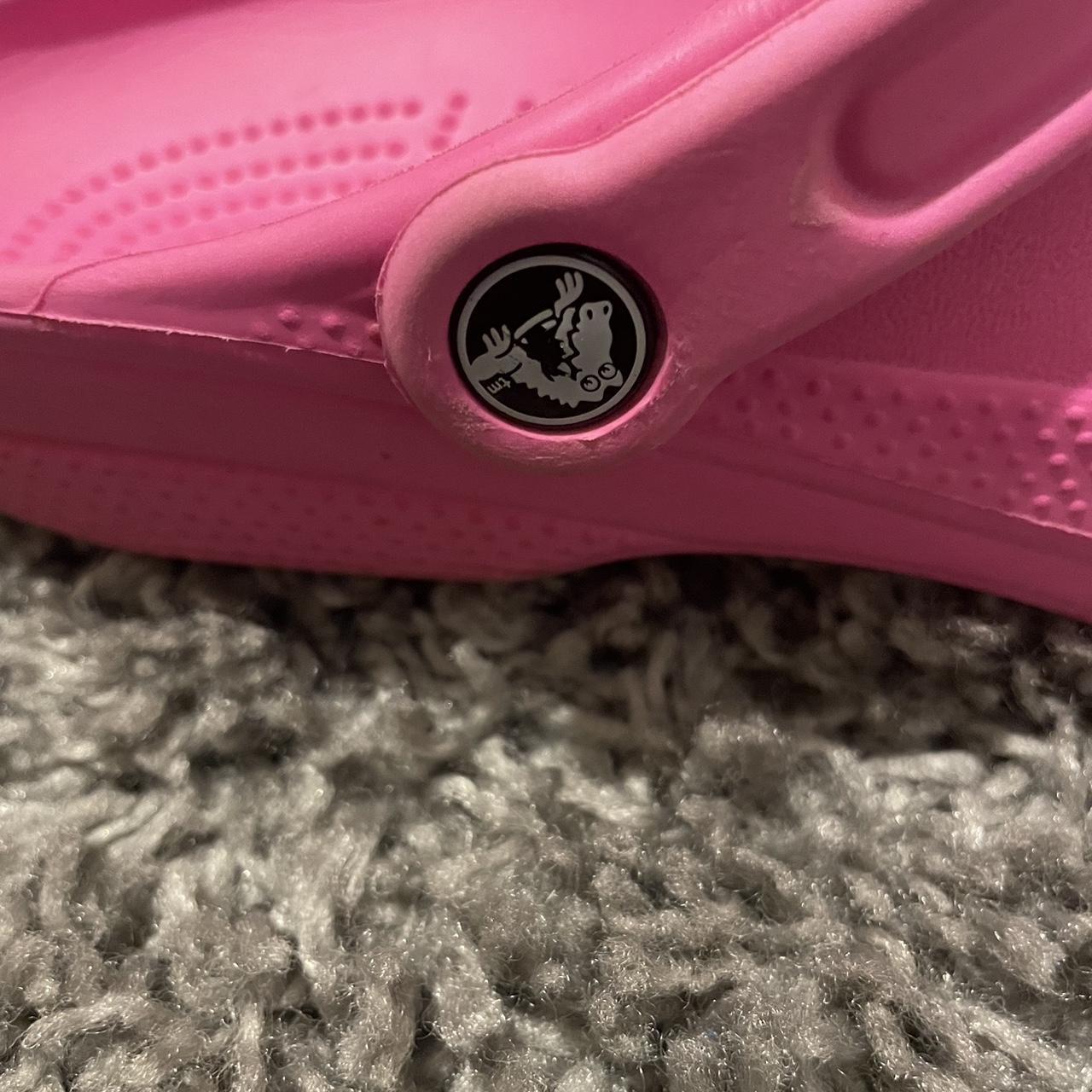 Pink crocs Women’s size:9 Men’s size:7 - Depop