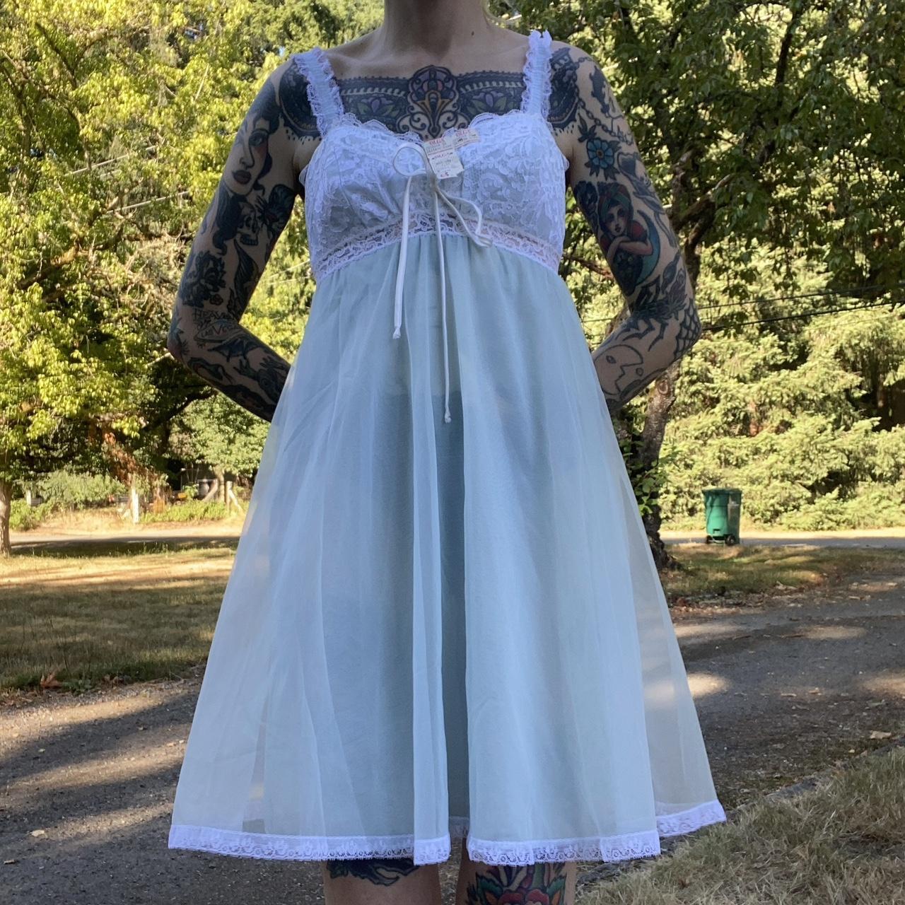 60’s vintage Olga ‘Sleeping Pretty’ dead stock semi... - Depop