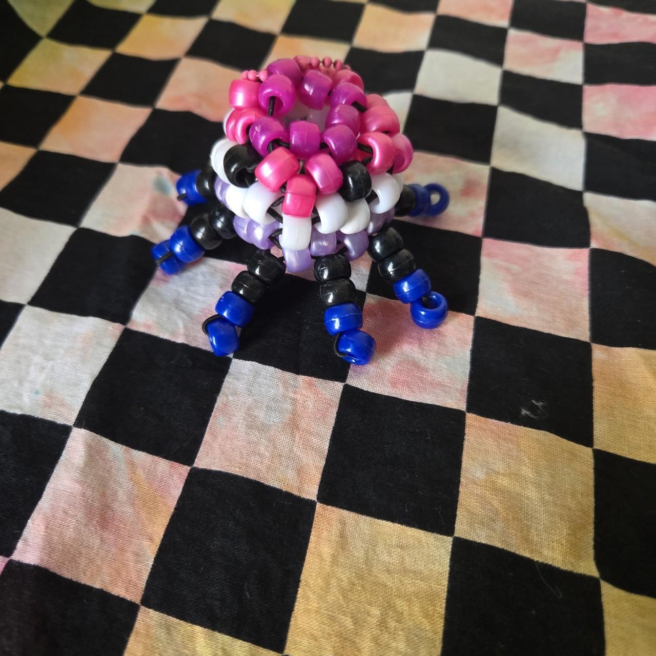 Genderfluid kandi octopus keychain - Depop