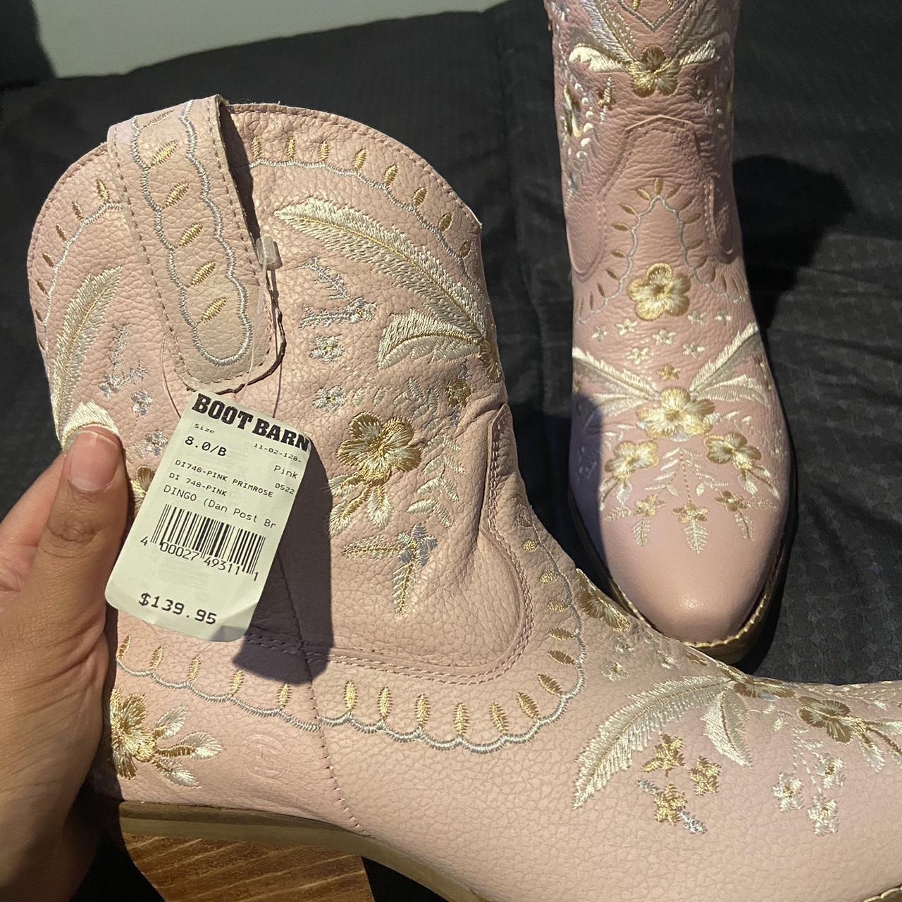 Dingo primrose pink booties New with tags but did... - Depop