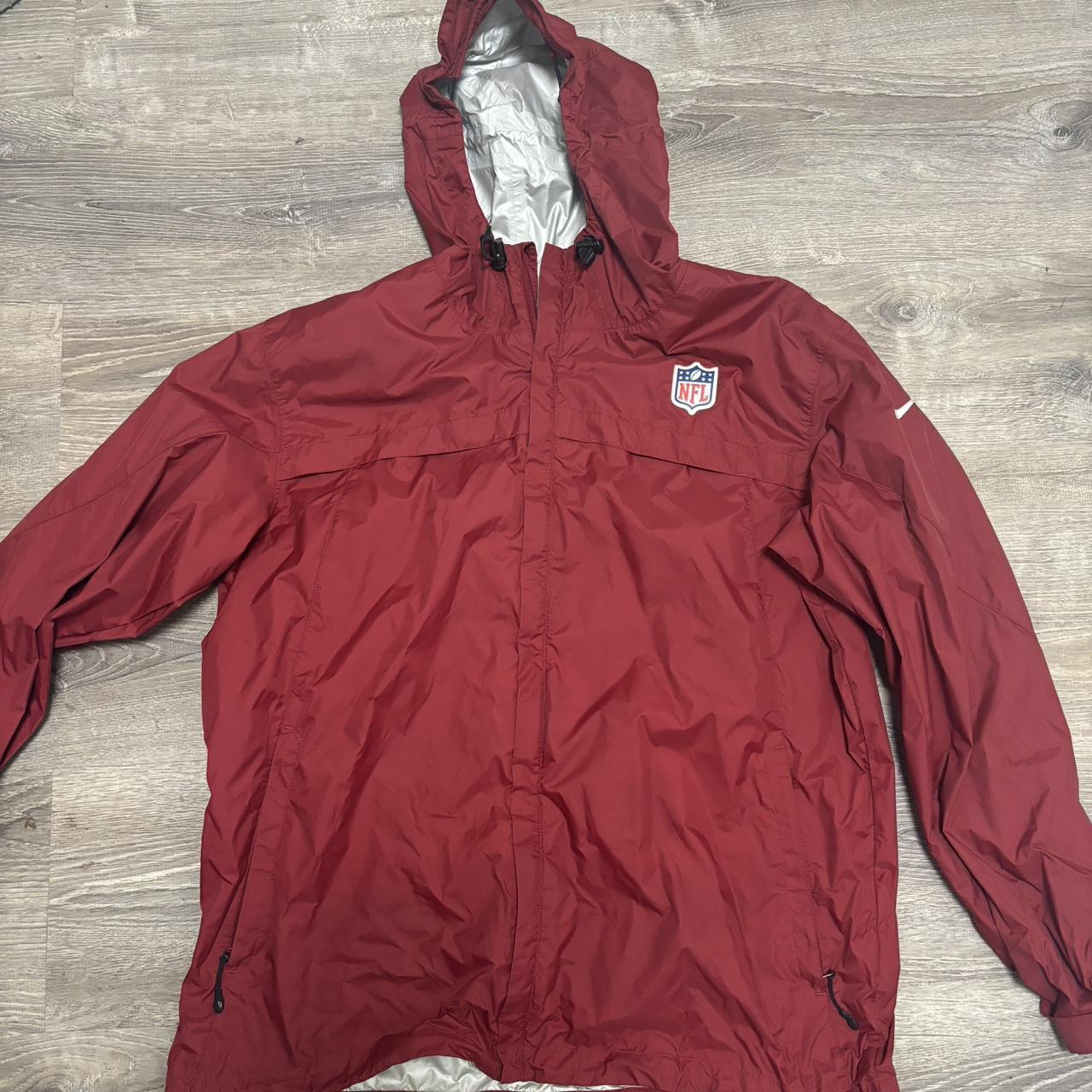Older made in USA nfl branded rain jacket #nfl | Depop