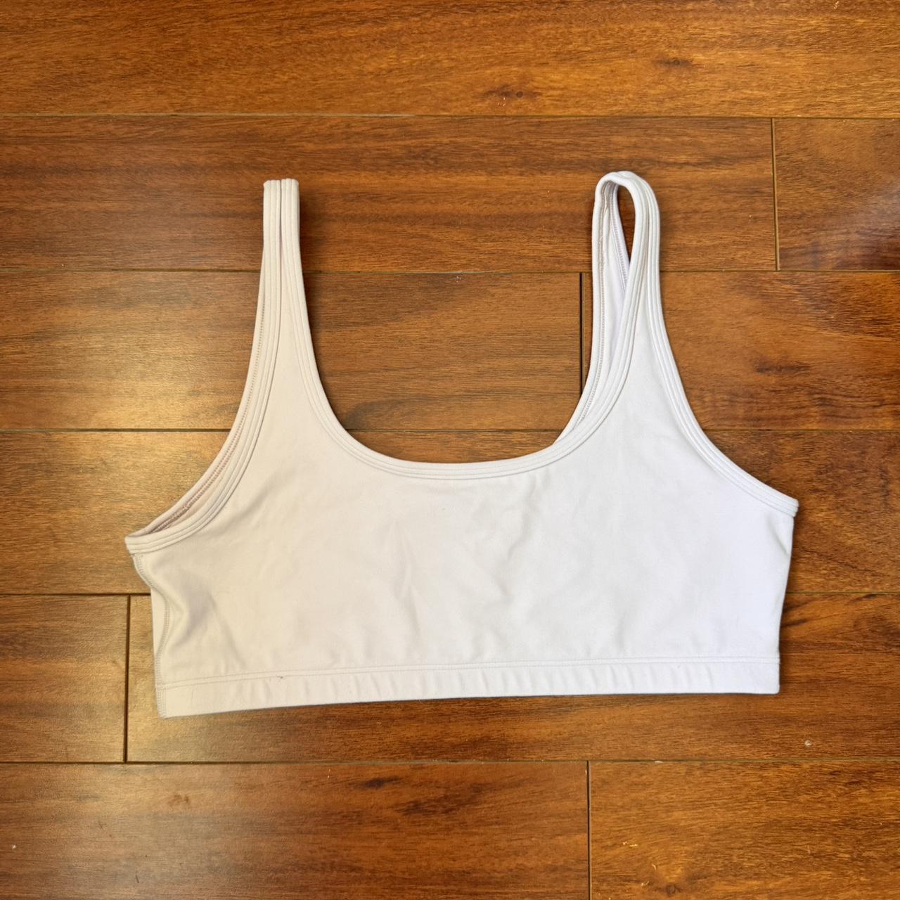 Aritzia Butter Mini Bra Top in Sugarplum... | Depop